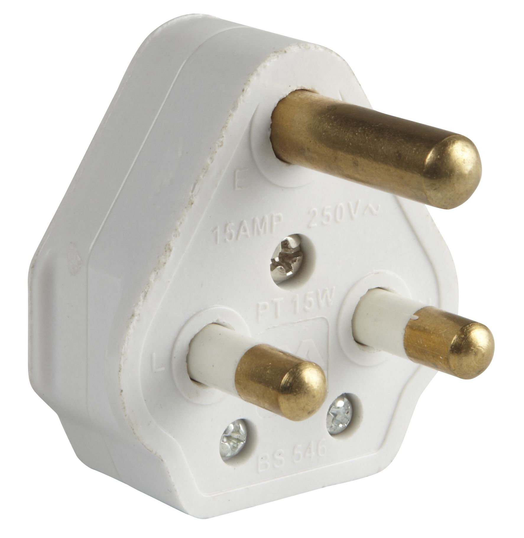 Diall 15A White Plug | DIY at B&Q