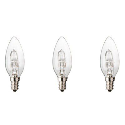 Diall 30W Candle Halogen Dimmable Light bulb, Pack of 3 | DIY at B&Q