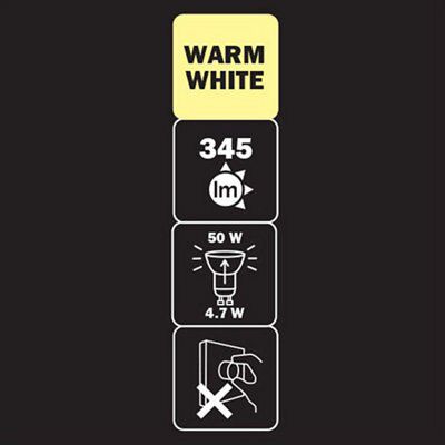 Diall 4.7W 345lm LED Light bulb, Pack of 8