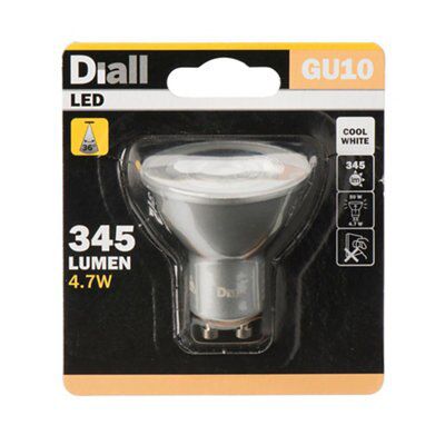 Diall 4.7W 345lm Reflector spot Neutral LED Light bulb