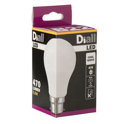 Diall 5.8W 470lm LED Light bulb