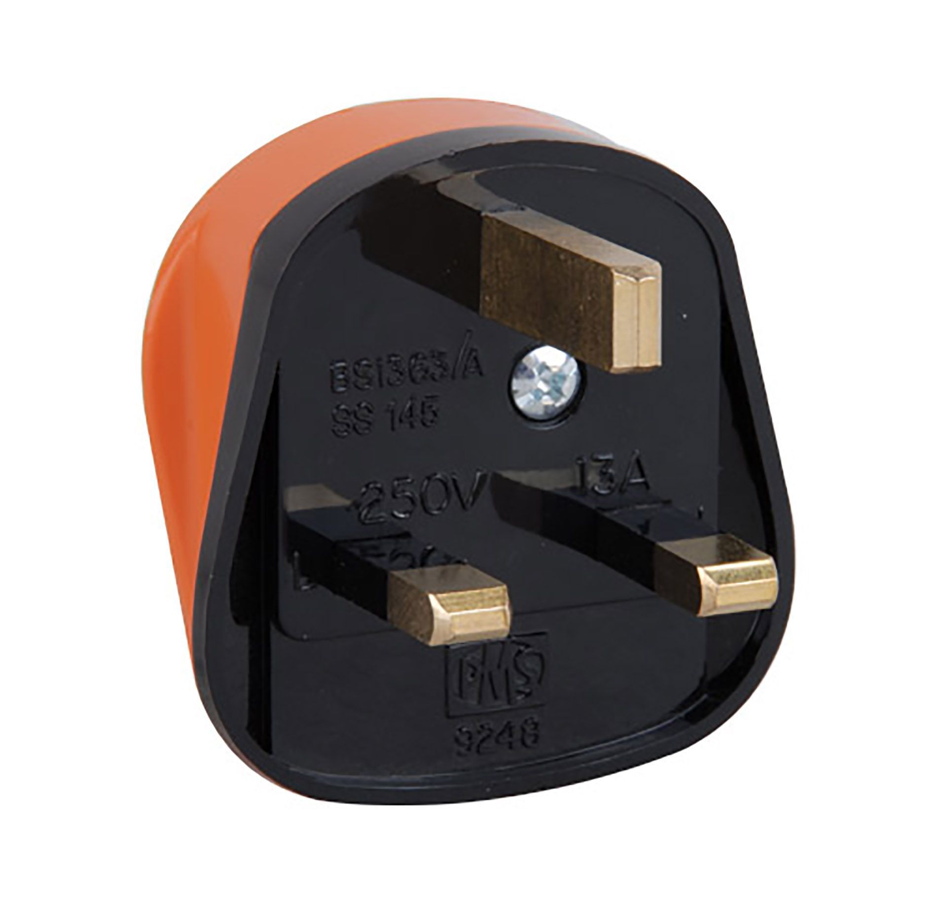 Diall 9248 13A Orange Plug | DIY at B&Q