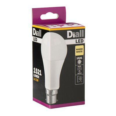 Diall B22 14.5W 1521lm Classic LED Dimmable Light bulb | DIY at B&Q
