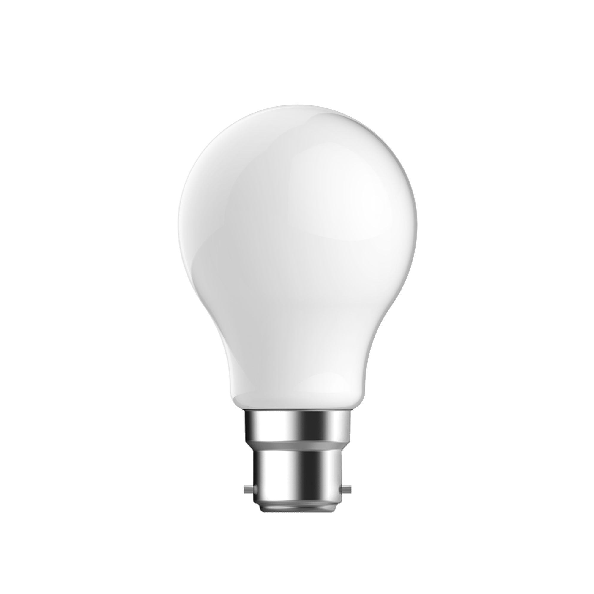 Diall B22 5.9W 806lm Milky GLS Warm white LED filament Light bulb