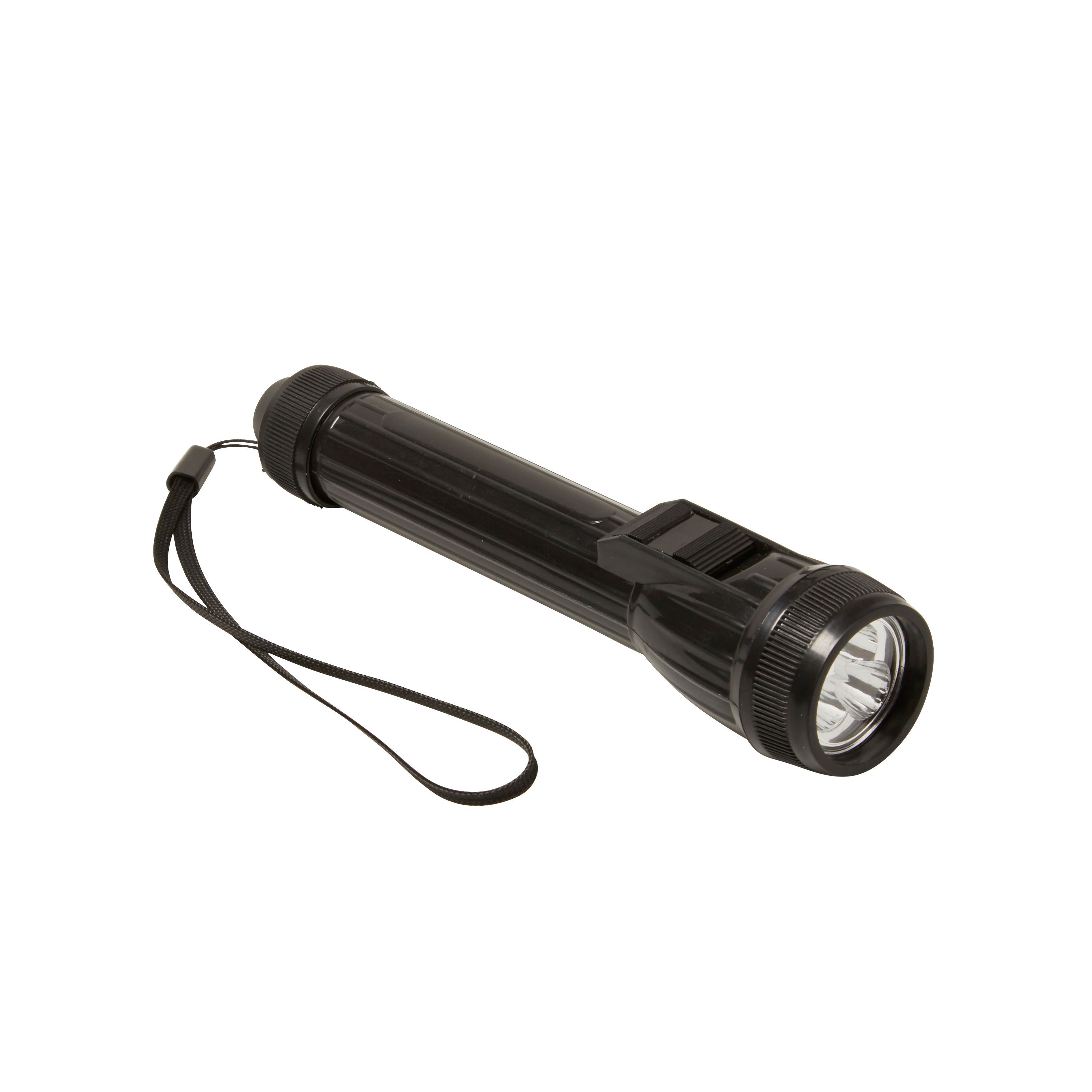 Diall Black 27lm LED Battery-powered Torch | DIY at B&Q