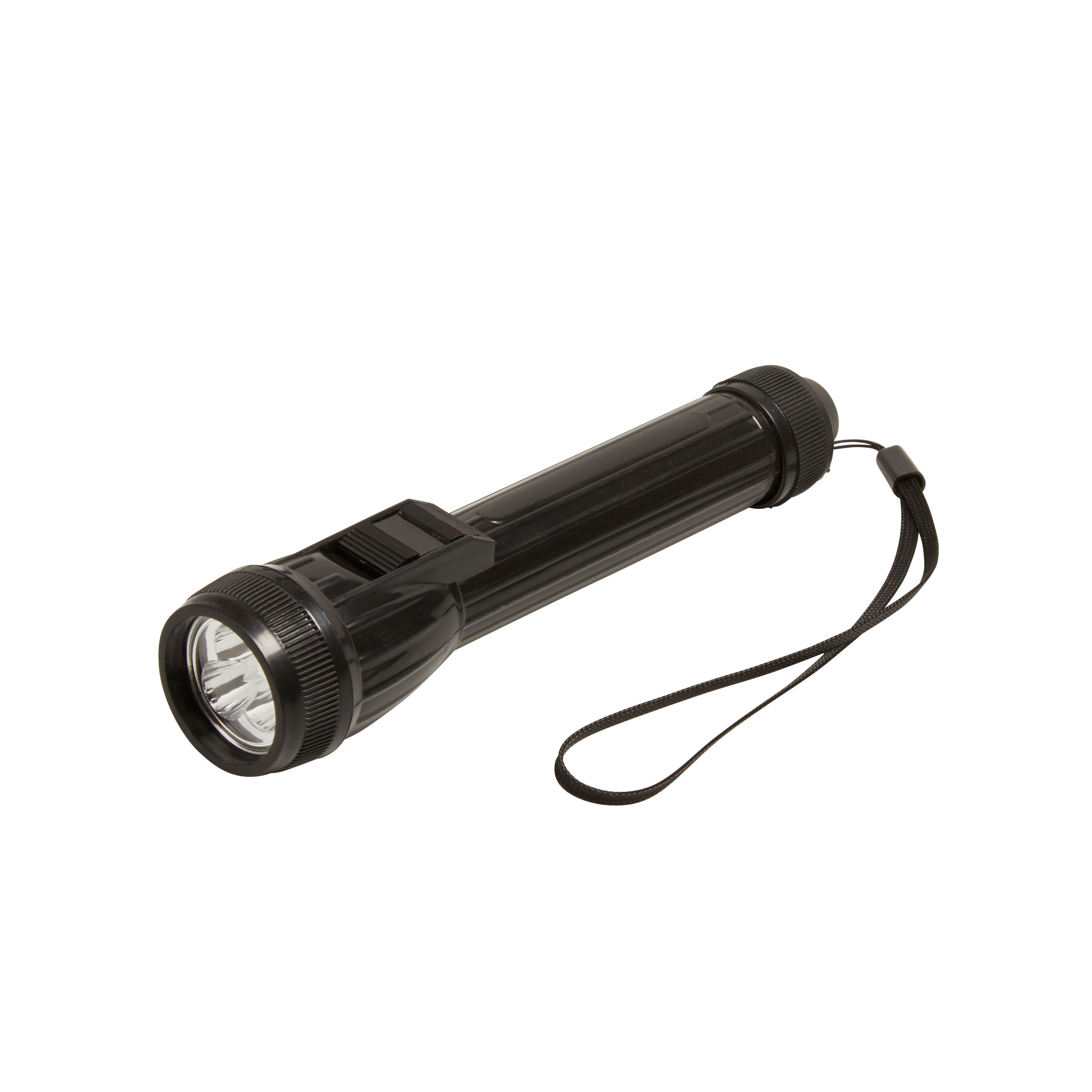 Diall Black 27lm LED Battery-powered Torch | DIY at B&Q