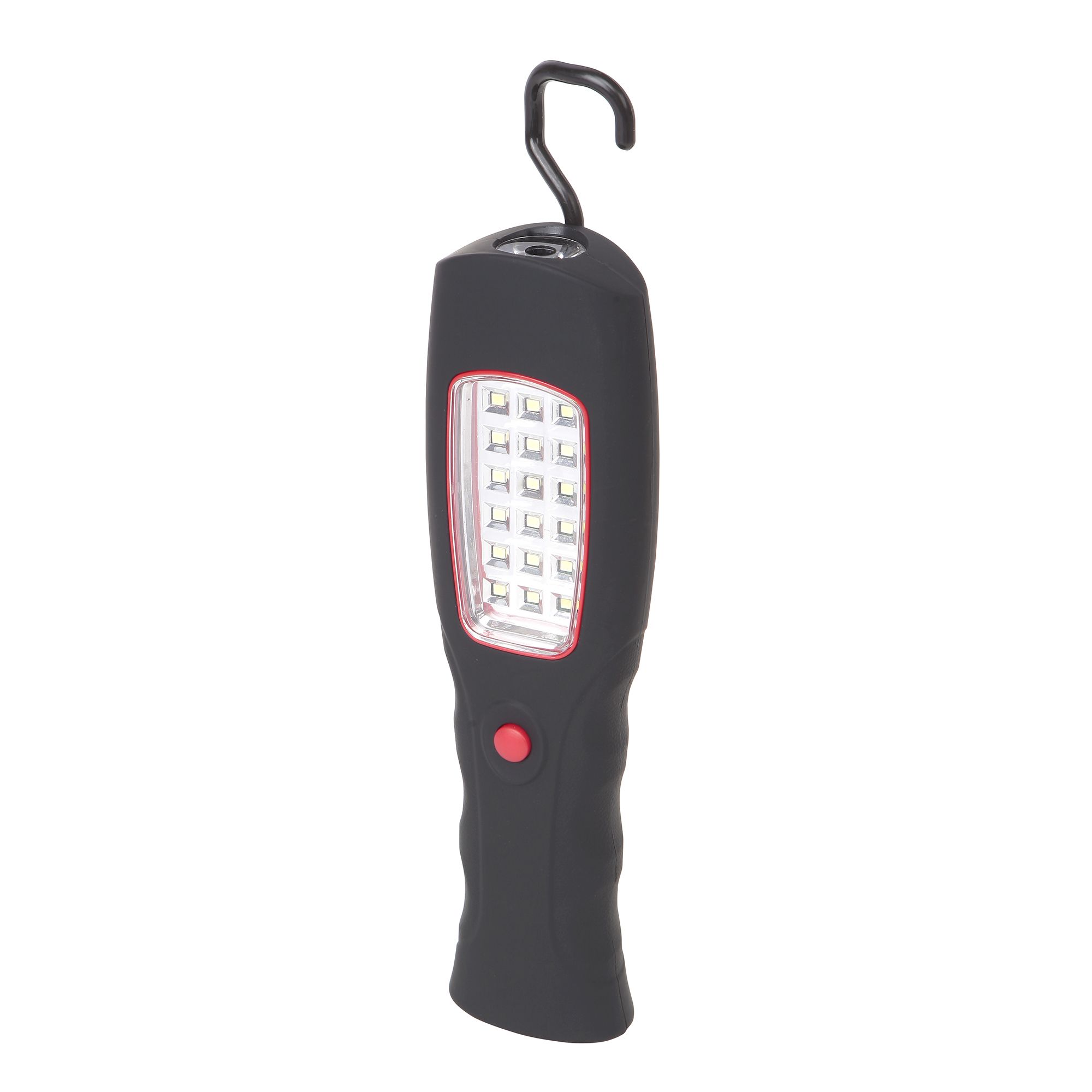Diall Black & red LED Inspection light 1W 4.5V 110lm