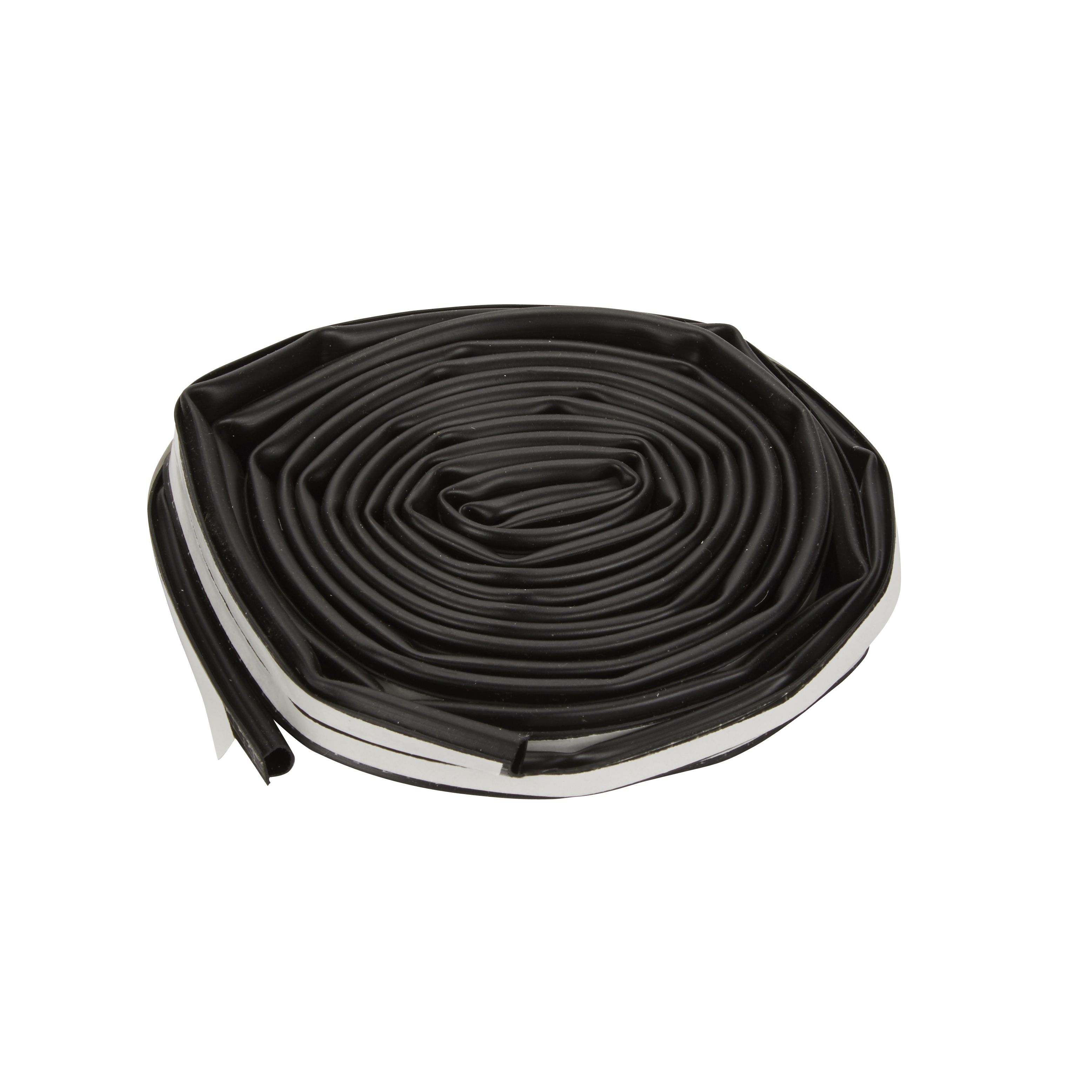 Diall Black Self-adhesive Draught seal (L)6m (W)9mm (T)6.5mm