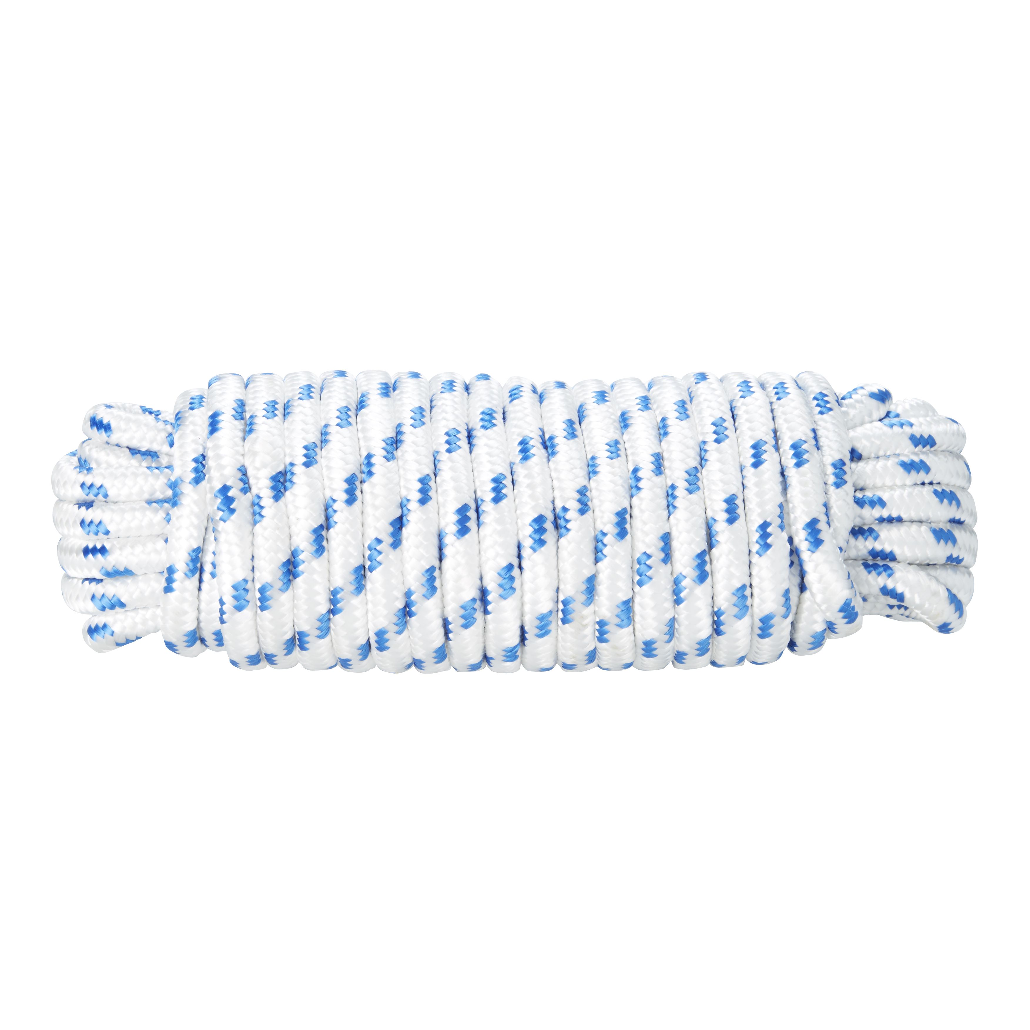 Diall Blue & white Polypropylene (PP) Braided rope, (L)15m (Dia)12mm ...