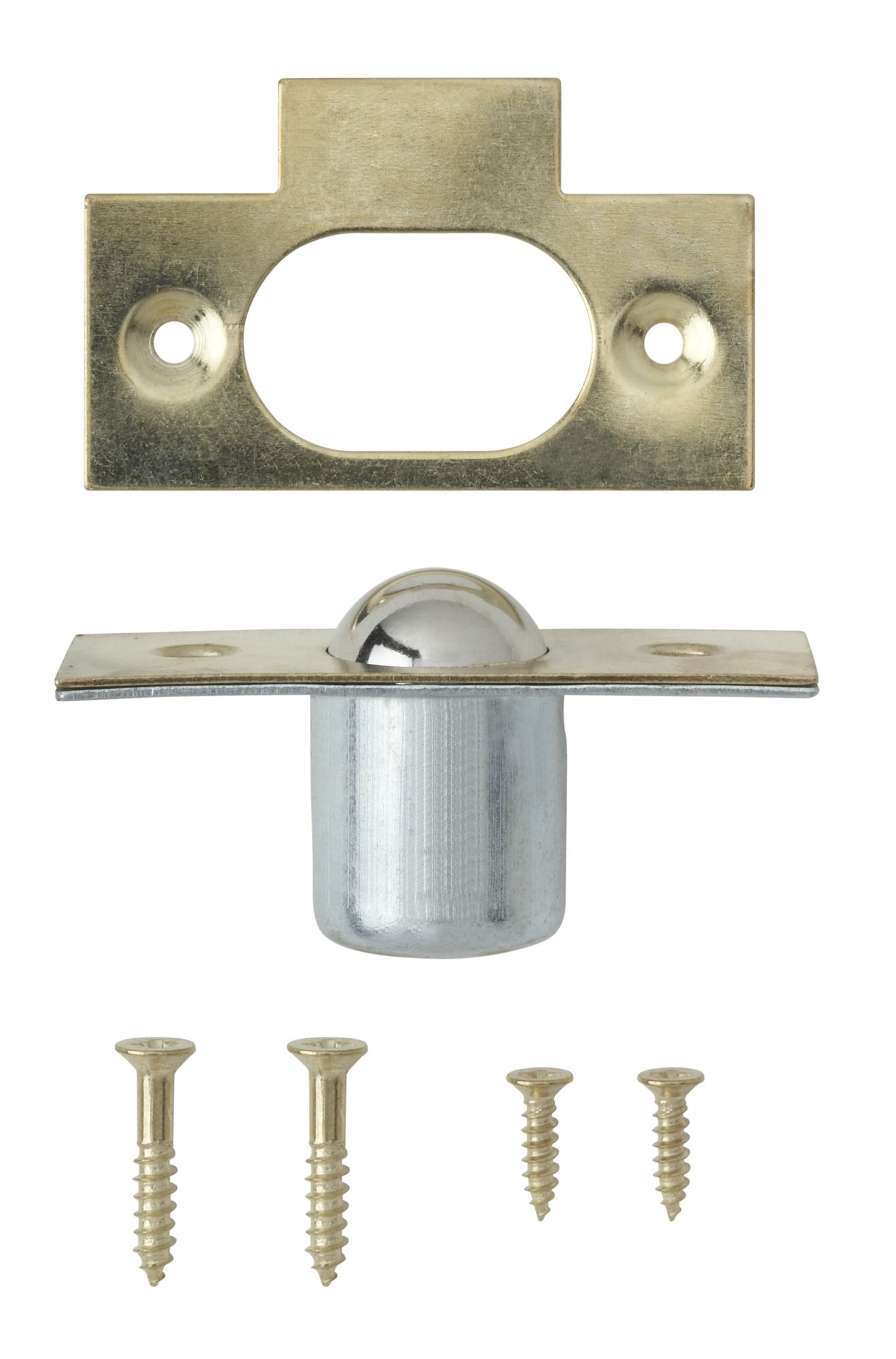 Diall Brass-plated Bales catch (L)58mm (W)22mm