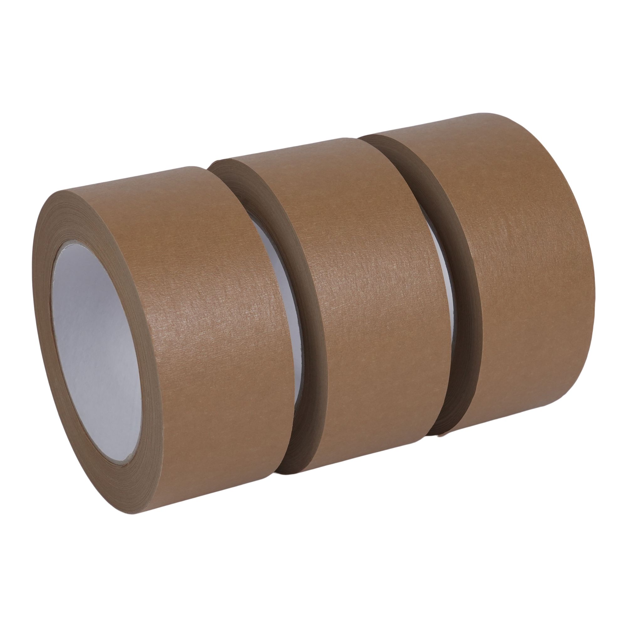 Diall Brown Packing Tape (L)50m (W)48mm, Pack of 3