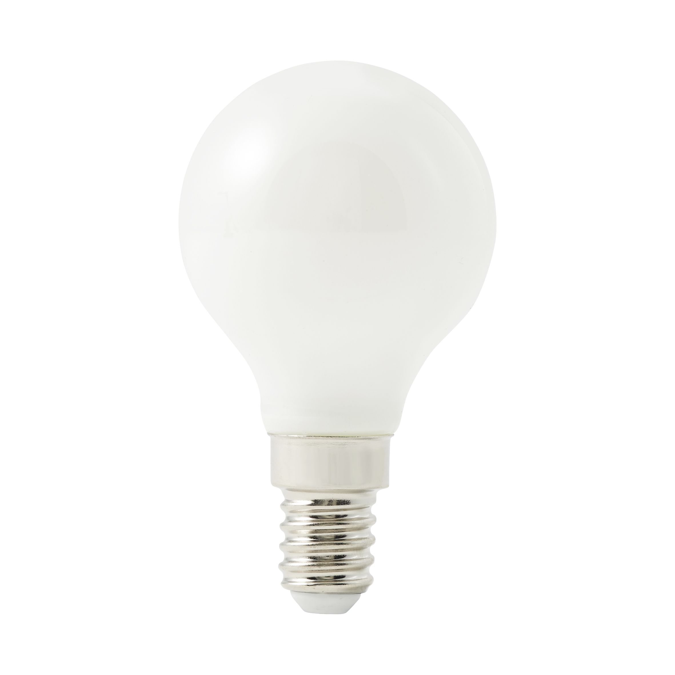 Diall E14 3W 250lm Mini globe Neutral white LED Light bulb | DIY at B&Q