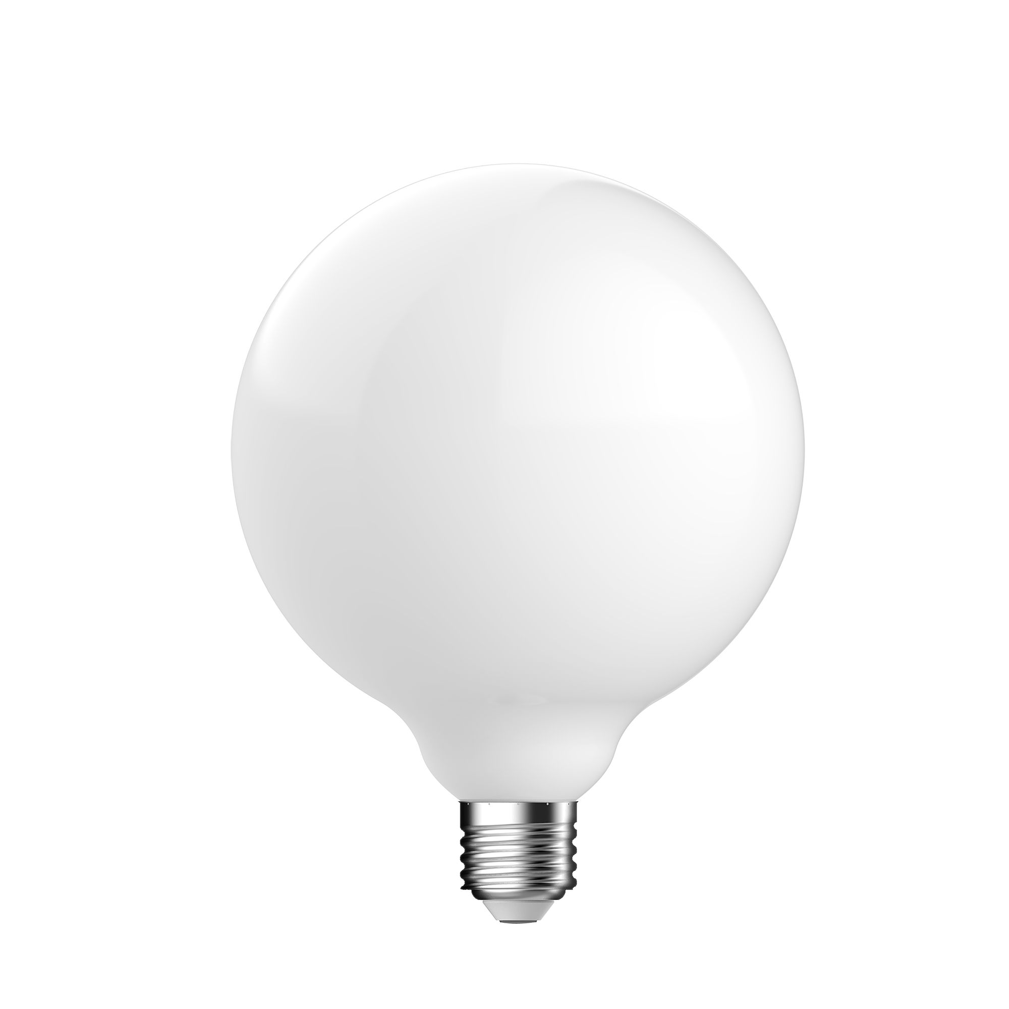 Diall E27 11.2W 1521lm Milky Globe Warm white LED filament Light bulb ...