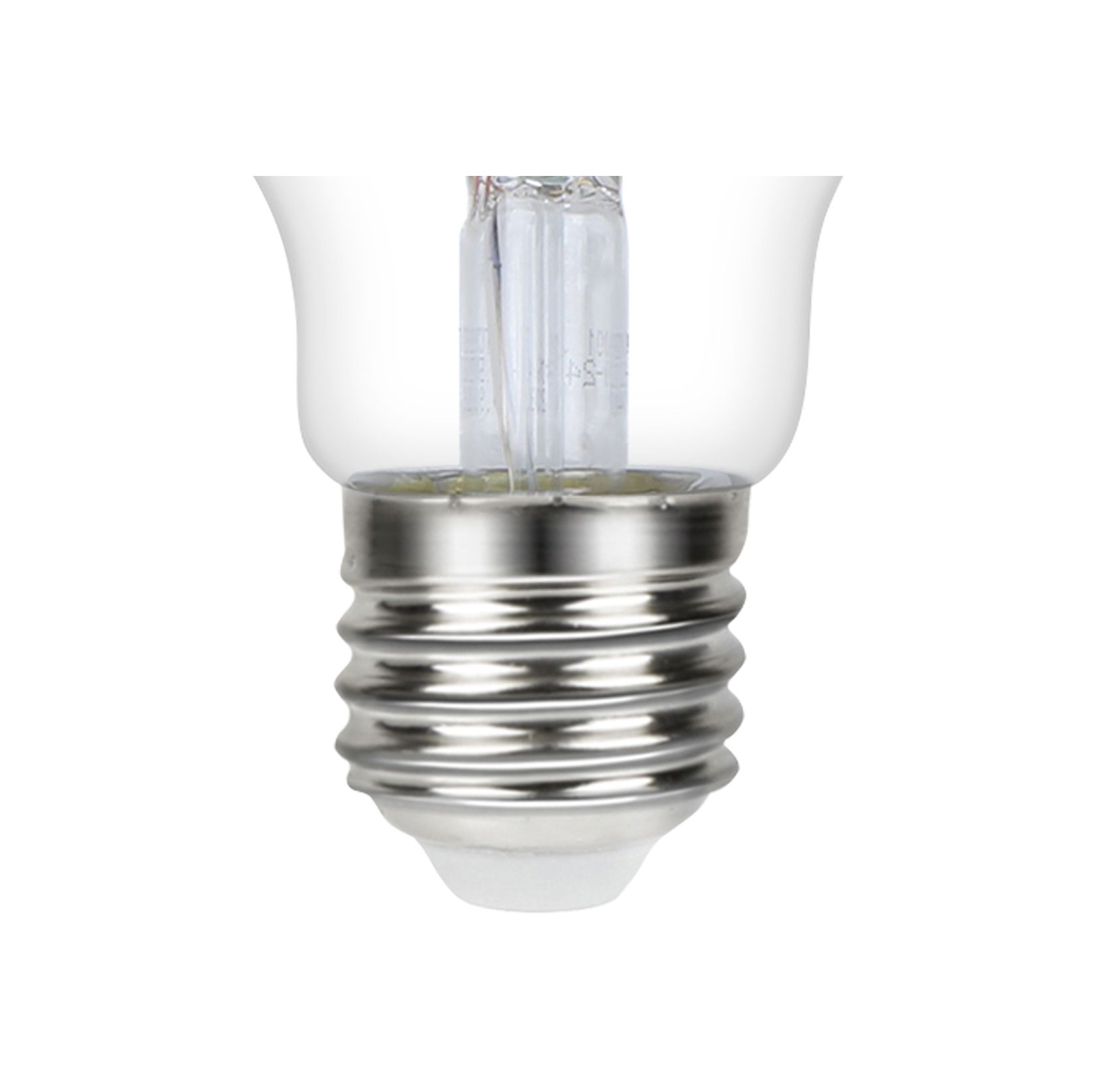 Diall E27 3.4W 470lm Clear GLS Warm white LED Filament Light bulb, Pack ...