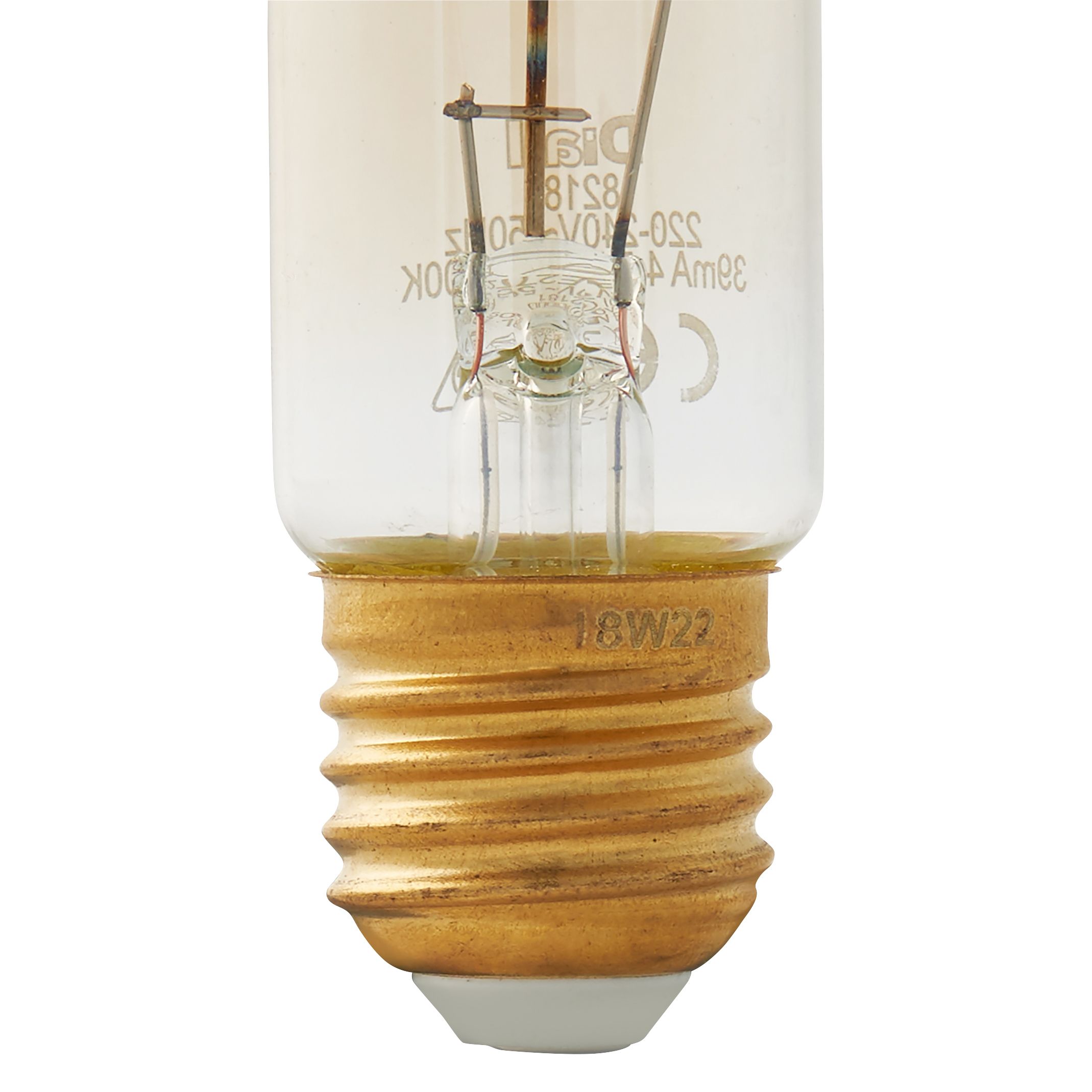 Diall E27 470lm Tube Warm white LED Filament Light bulb | DIY at B&Q