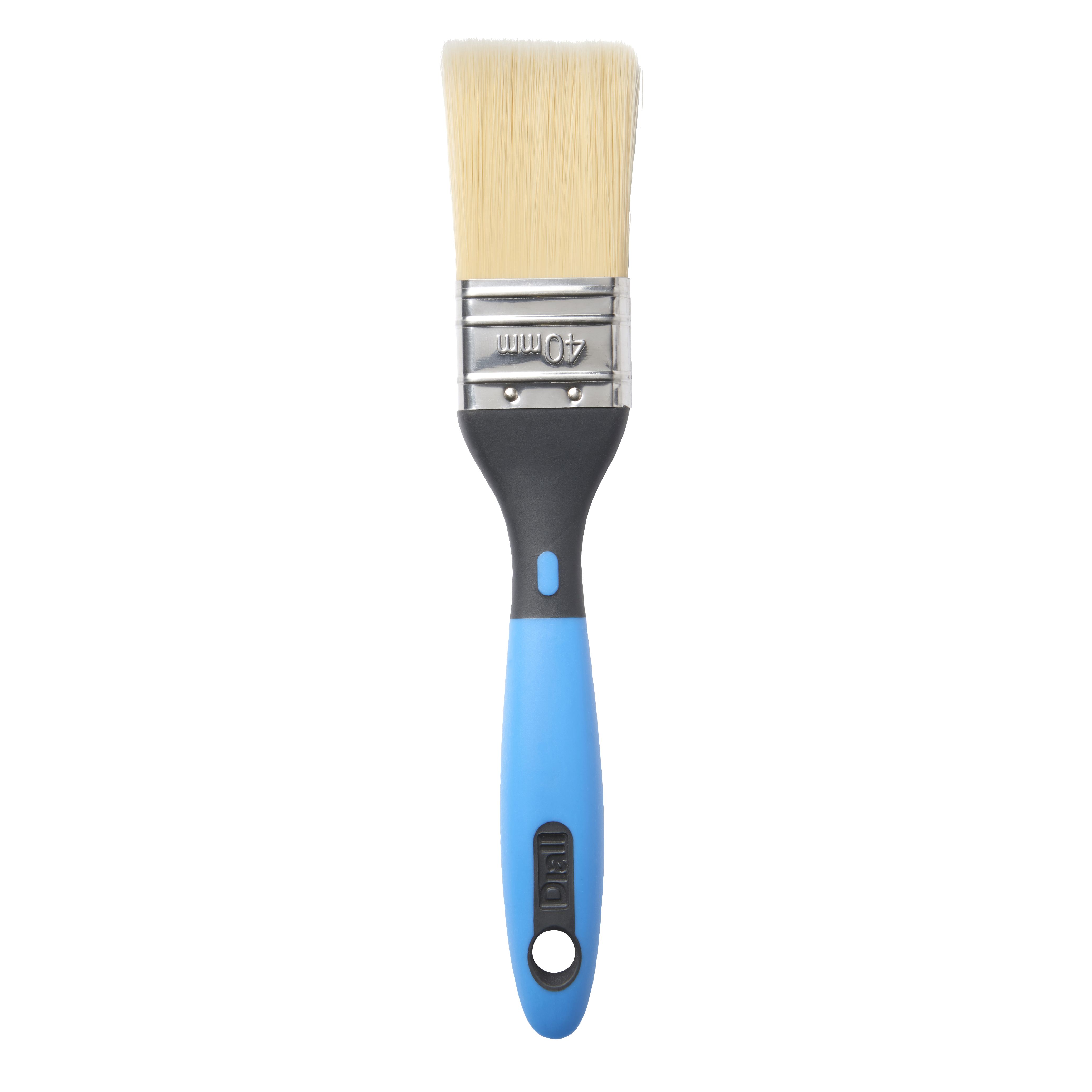 Diall Flat tip Soft grip Paint brush
