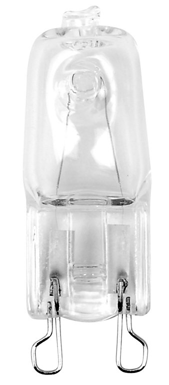 Diall G9 42W Halogen Eco Dimmable Capsule Light bulb, Pack of 2 | DIY ... Diall G9 42W Halogen Eco Dimmable Capsule Light bulb, Pack of 2 | DIY ...