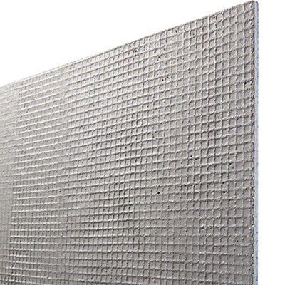 Diall Glass fibre & polystyrene (PS) 6mm Insulation board (L)1.2m (W)0.6m