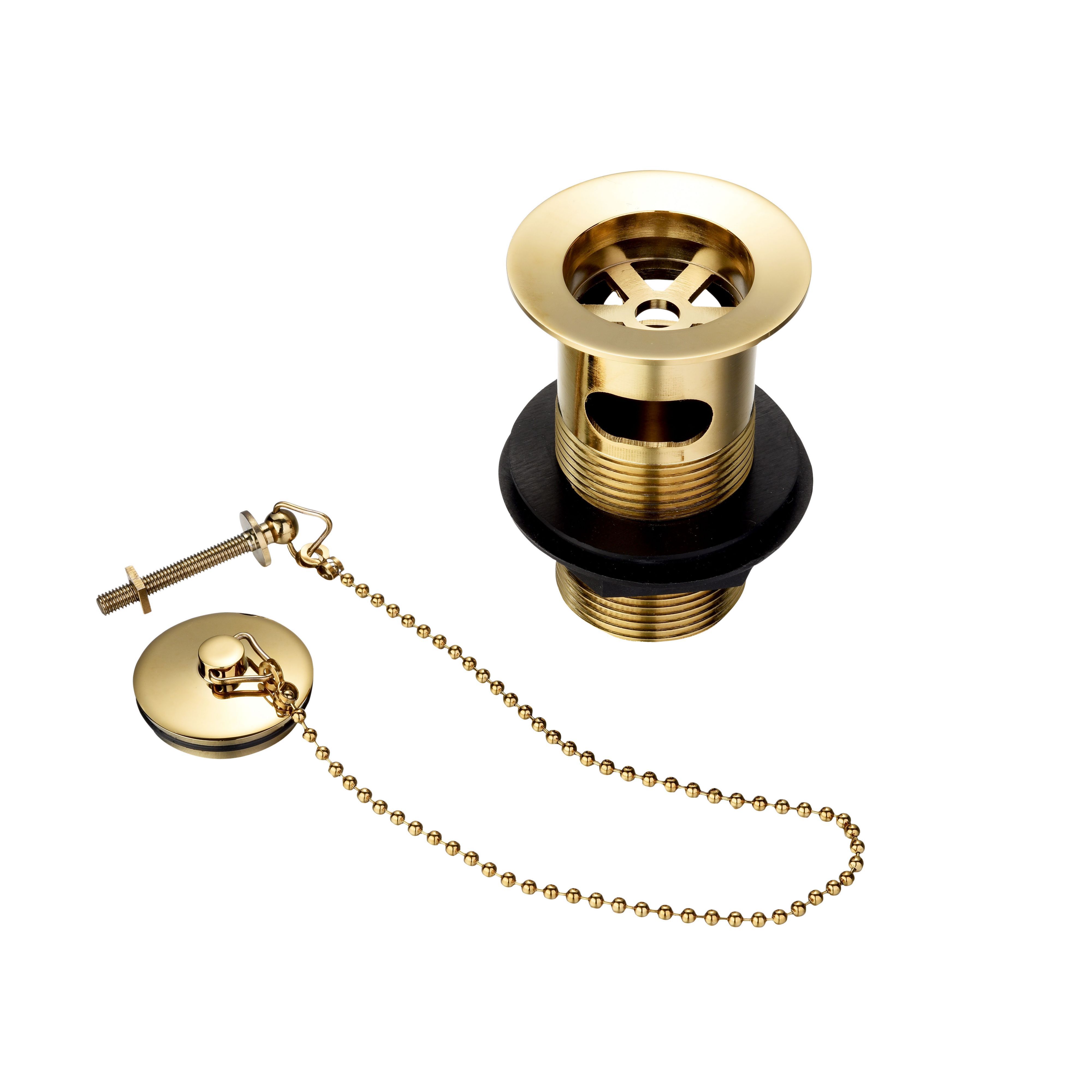 Diall Gold effect Brass Waste (Dia)32mm | DIY at B&Q