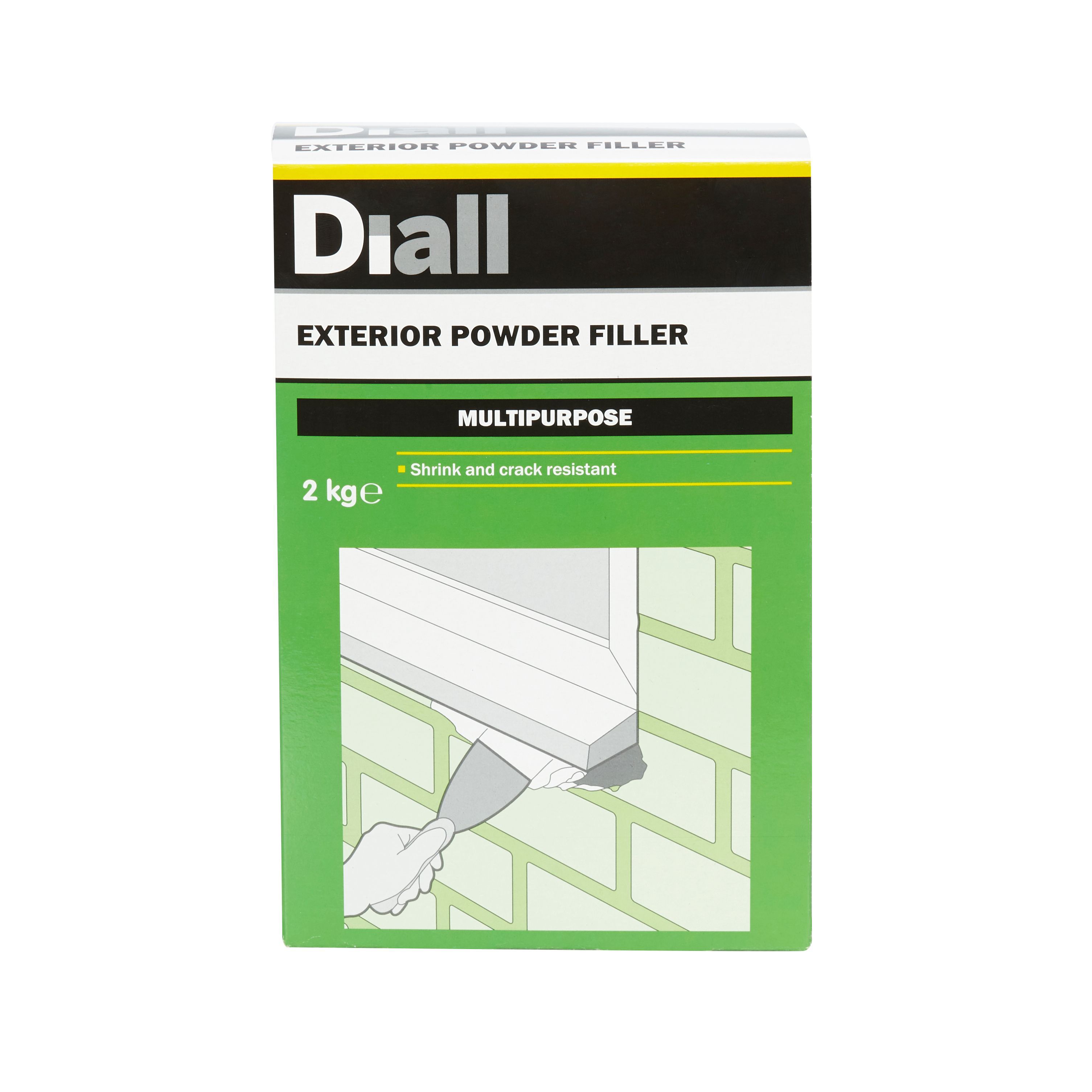 Diall Grey Filler, 2kg | DIY at B&Q