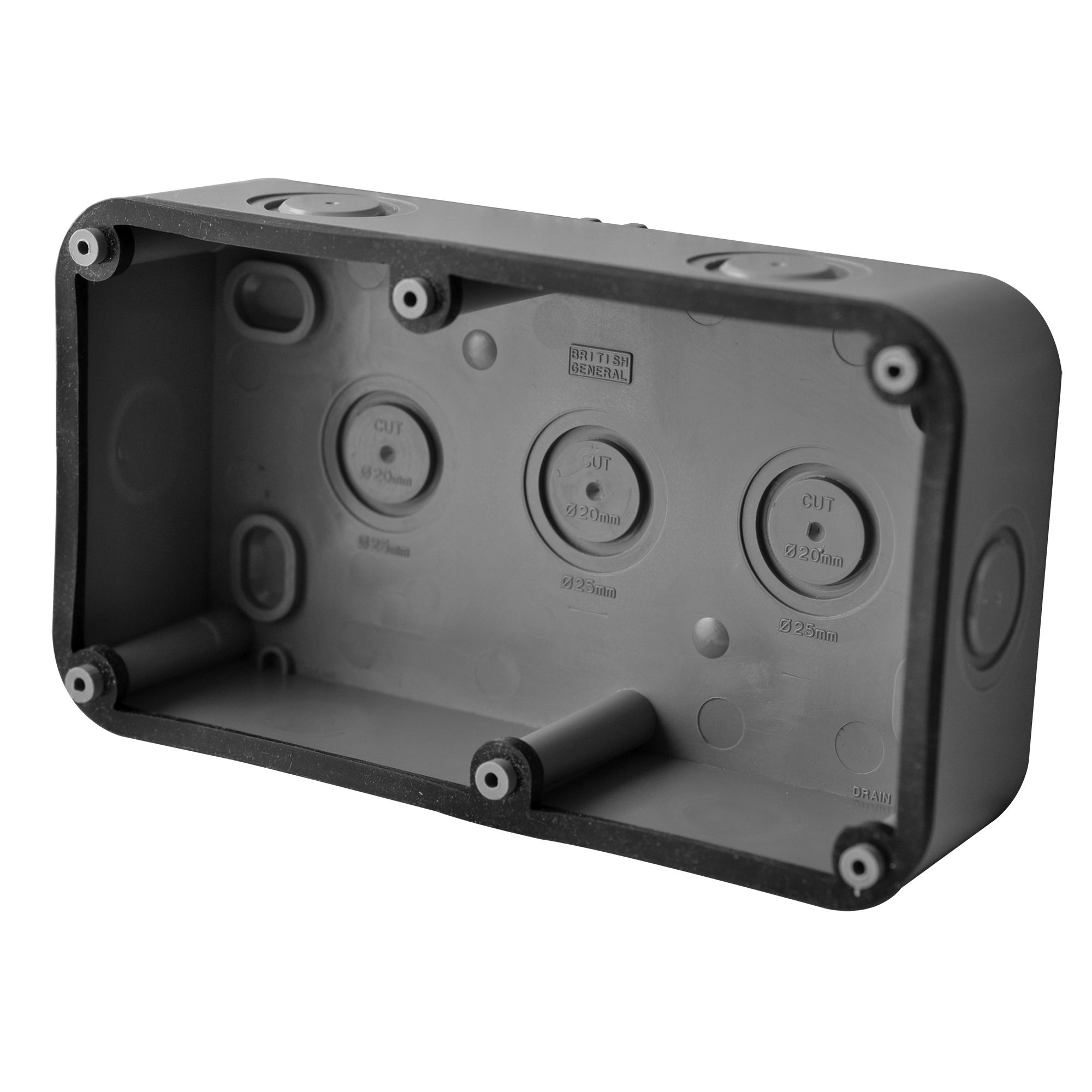 Diall Grey Weatherproof junction box