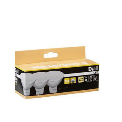 Diall GU5.3 5.3W 400lm Reflector LED Light bulb of 3