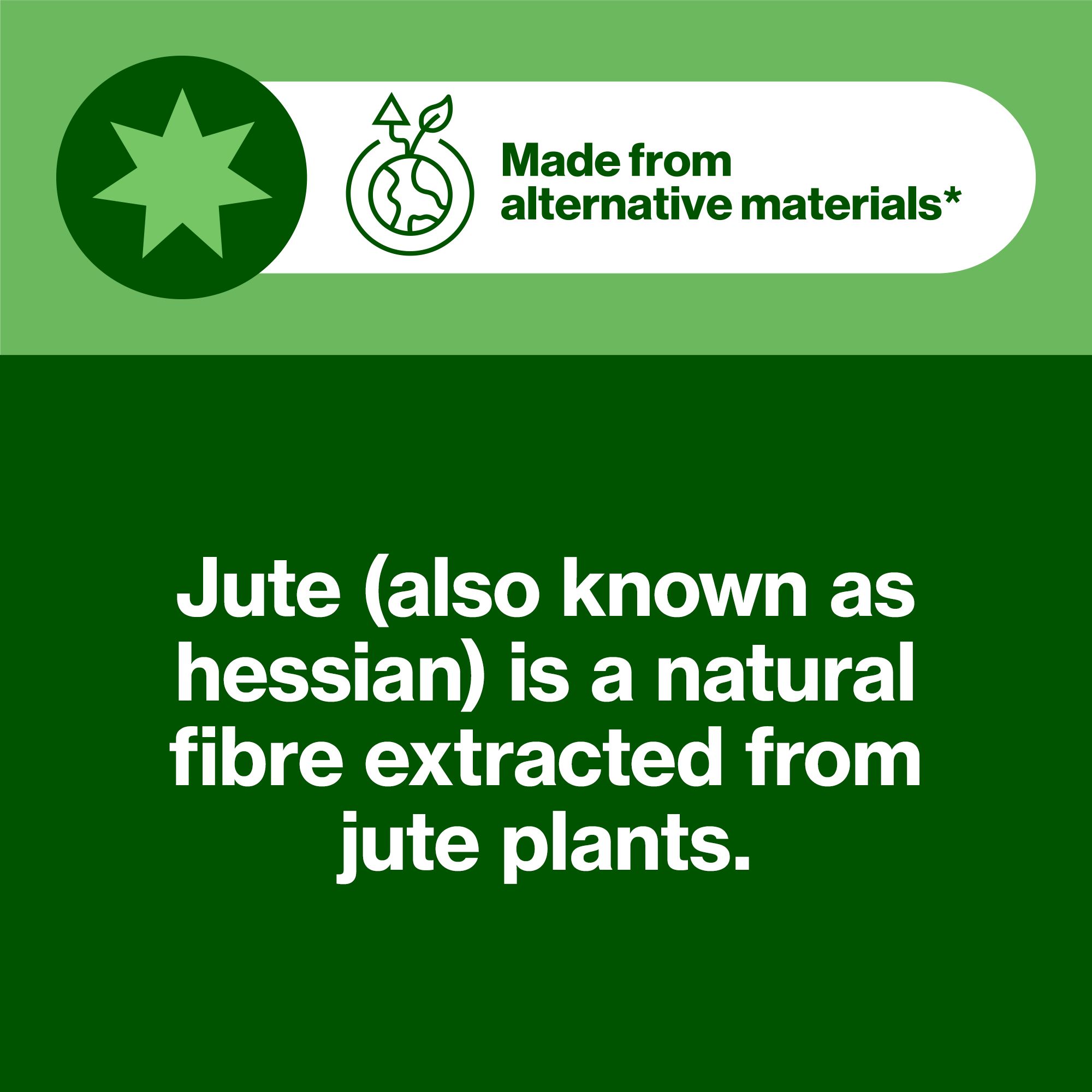 Diall Jute Rope, (L)1m (Dia)32mm