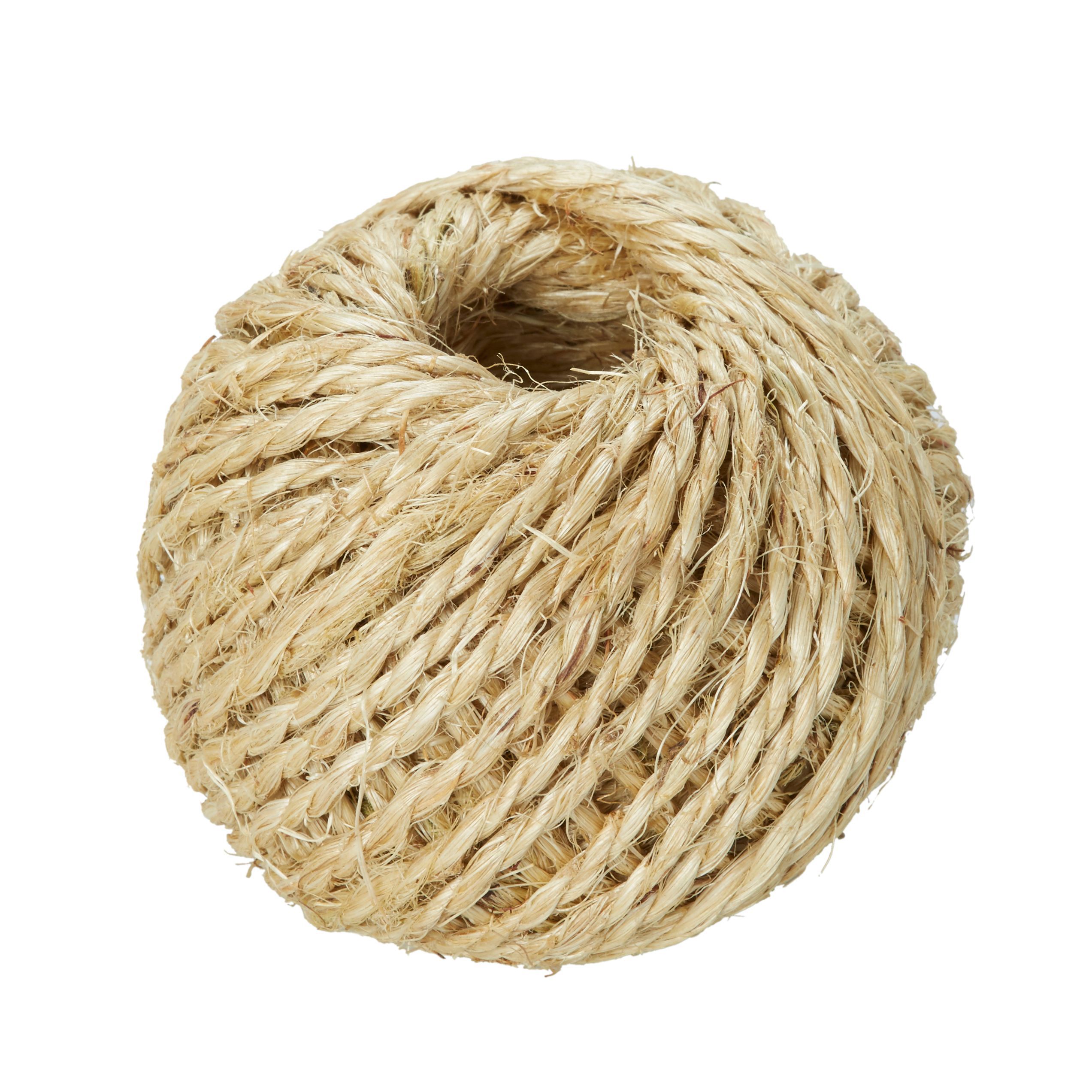 Diall Natural Sisal Twine, (L)18m (Dia)2.8mm | DIY at B&Q