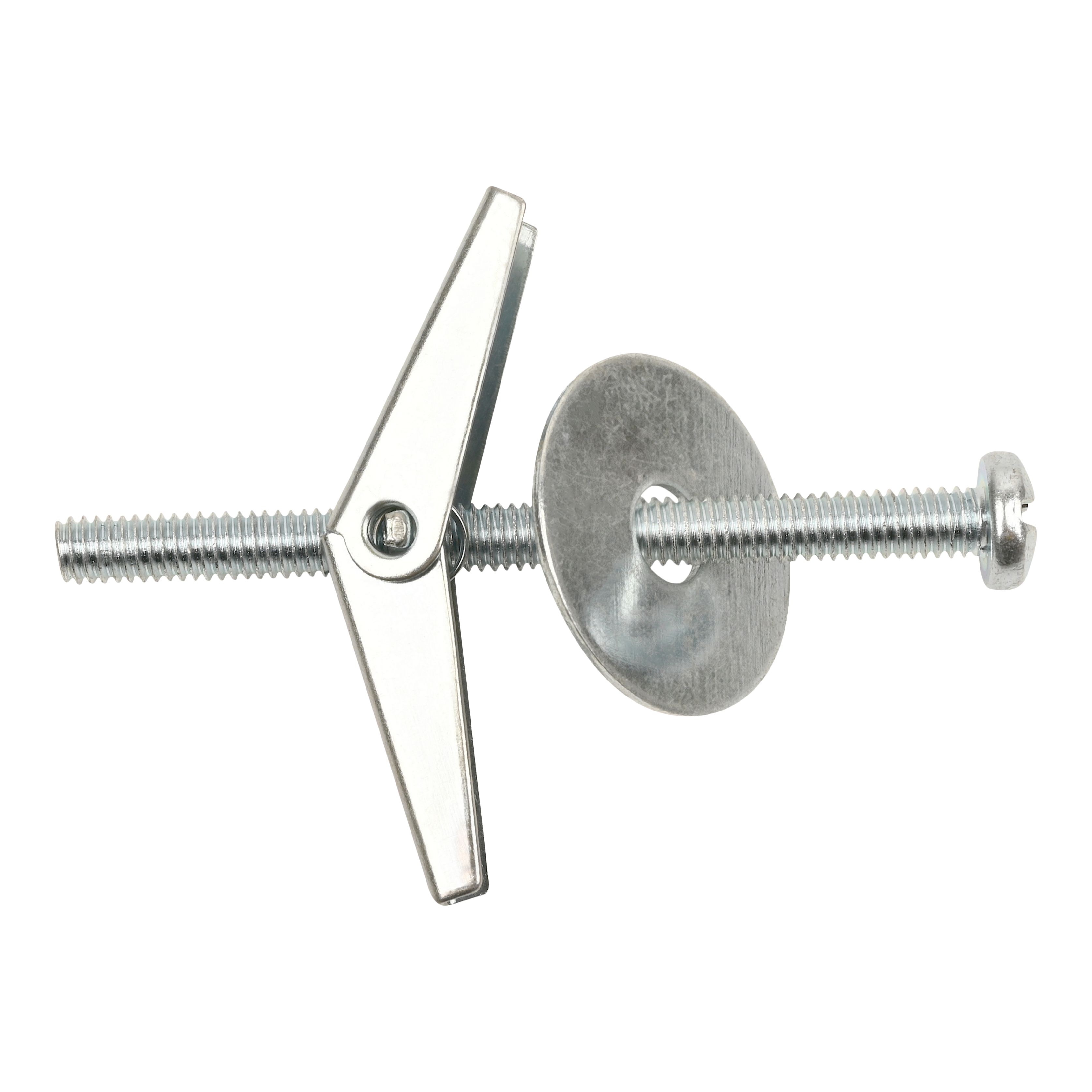 Diall Pan head Spring toggle (Dia)4mm (L)50mm, Pack of 4