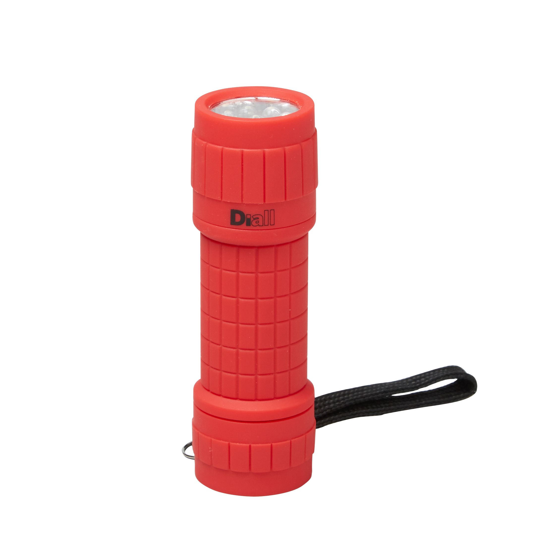 Diall Red 27lm LED Battery-powered Compact torch | DIY at B&Q