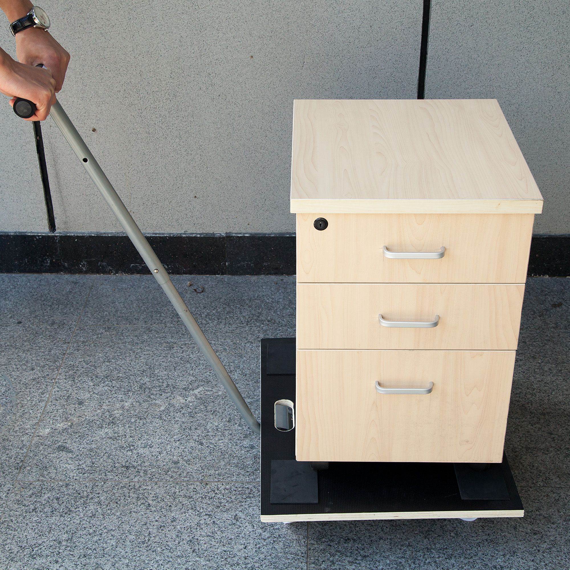Diall Rubber topped Plastic, steel & wood Dolly, 400kg capacity - TR08