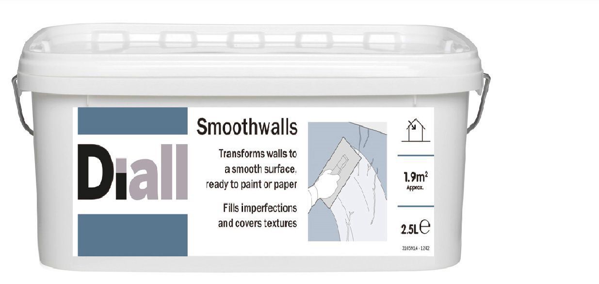Diall Smoothwalls Pure brilliant white Matt Basecoat 2.5L | DIY at B&Q