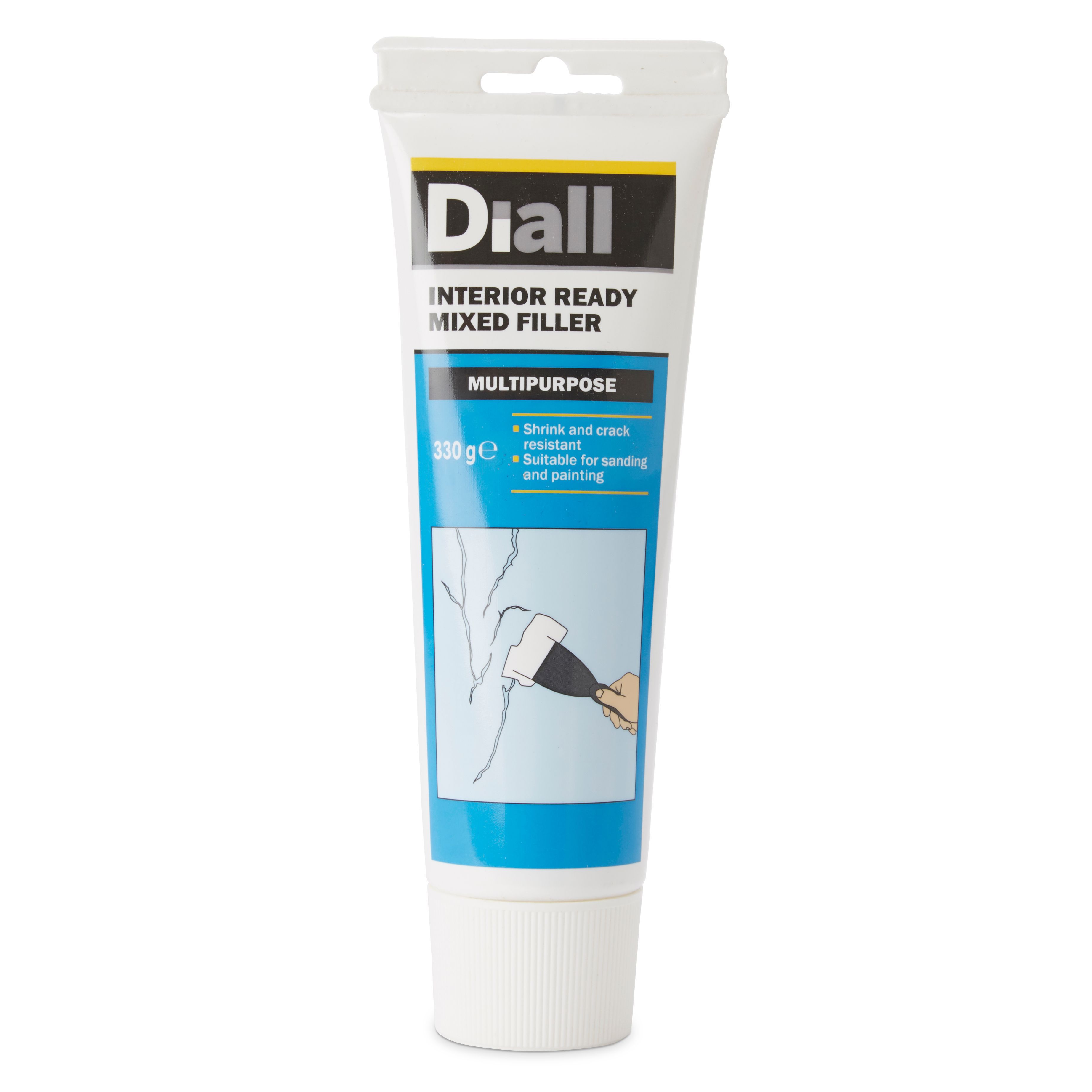 Diall White Ready mixed Filler, 0.33kg | DIY at B&Q