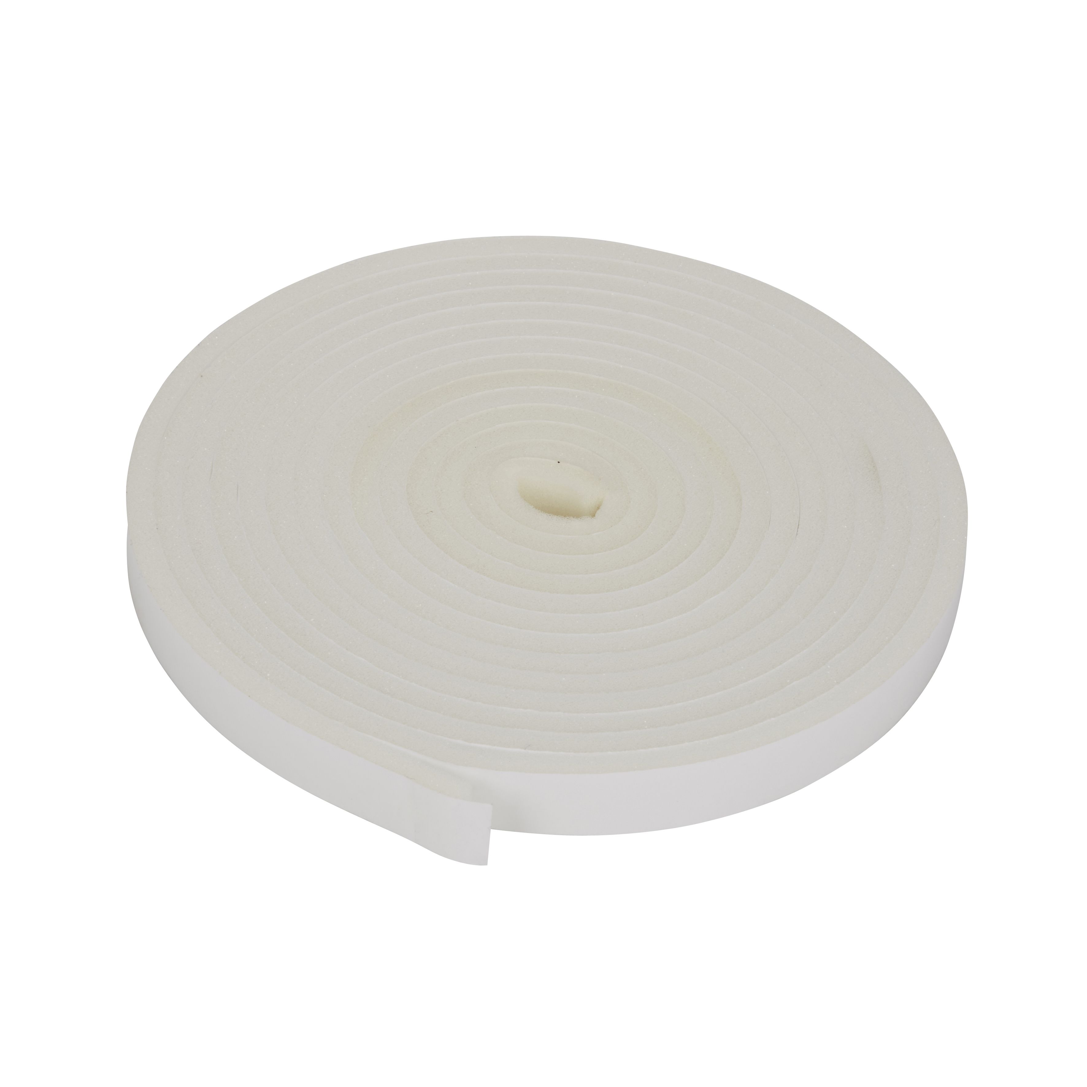 Diall White Self-adhesive Draught seal (L)10m (W)19mm (T)6mm