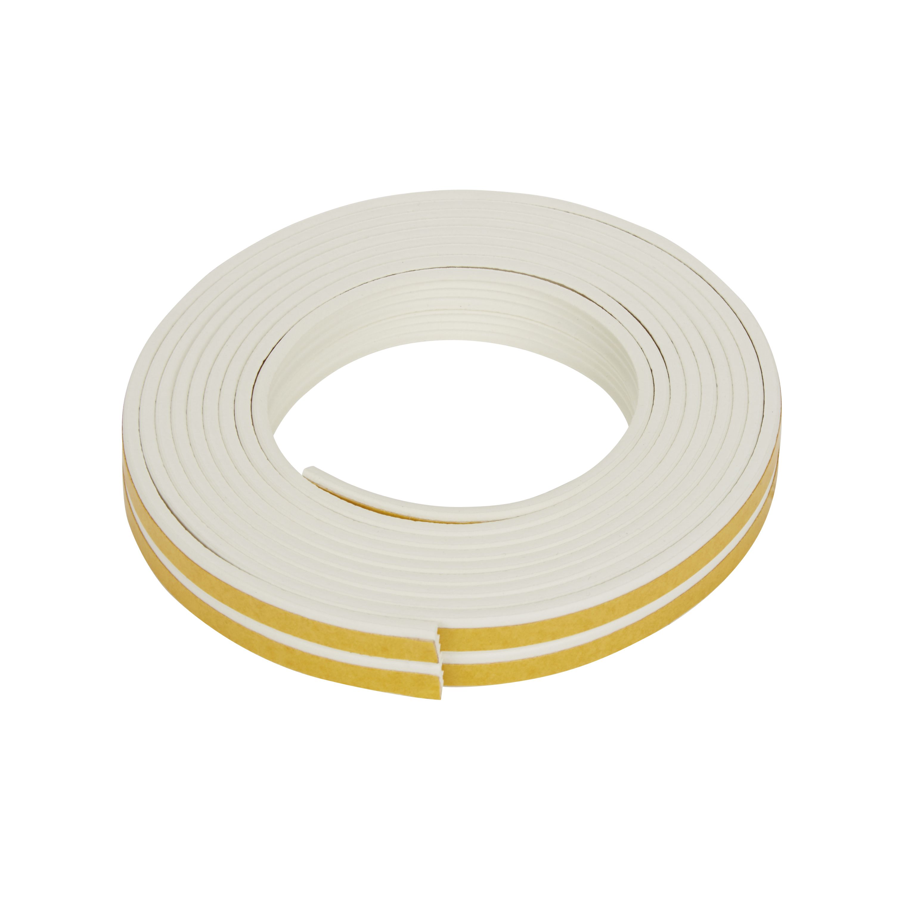 Diall White Self-adhesive Draught seal (L)6m (W)9mm (T)4mm | DIY at B&Q