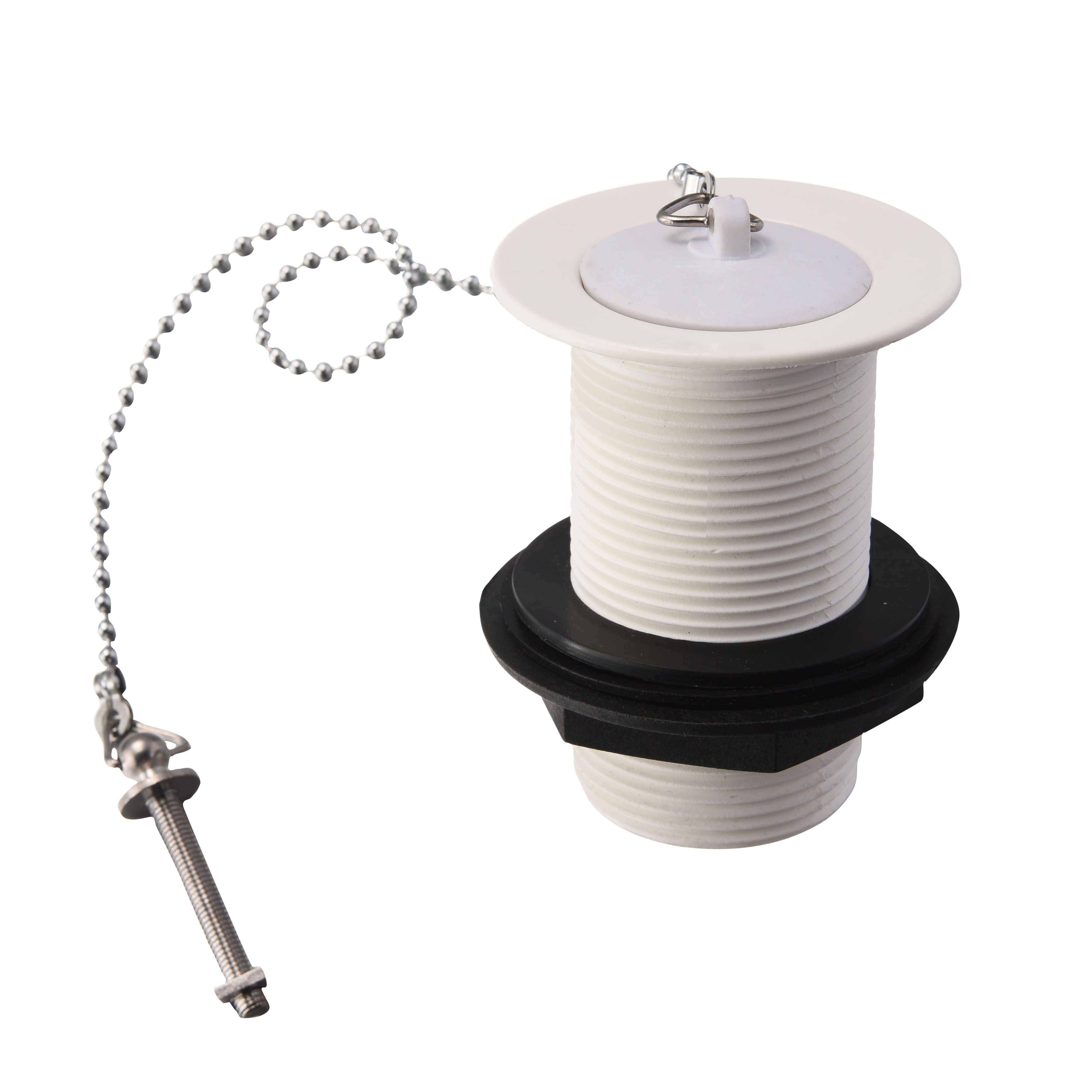 Diall White Unslotted Basin Waste (Dia)1¼" | DIY at B&Q