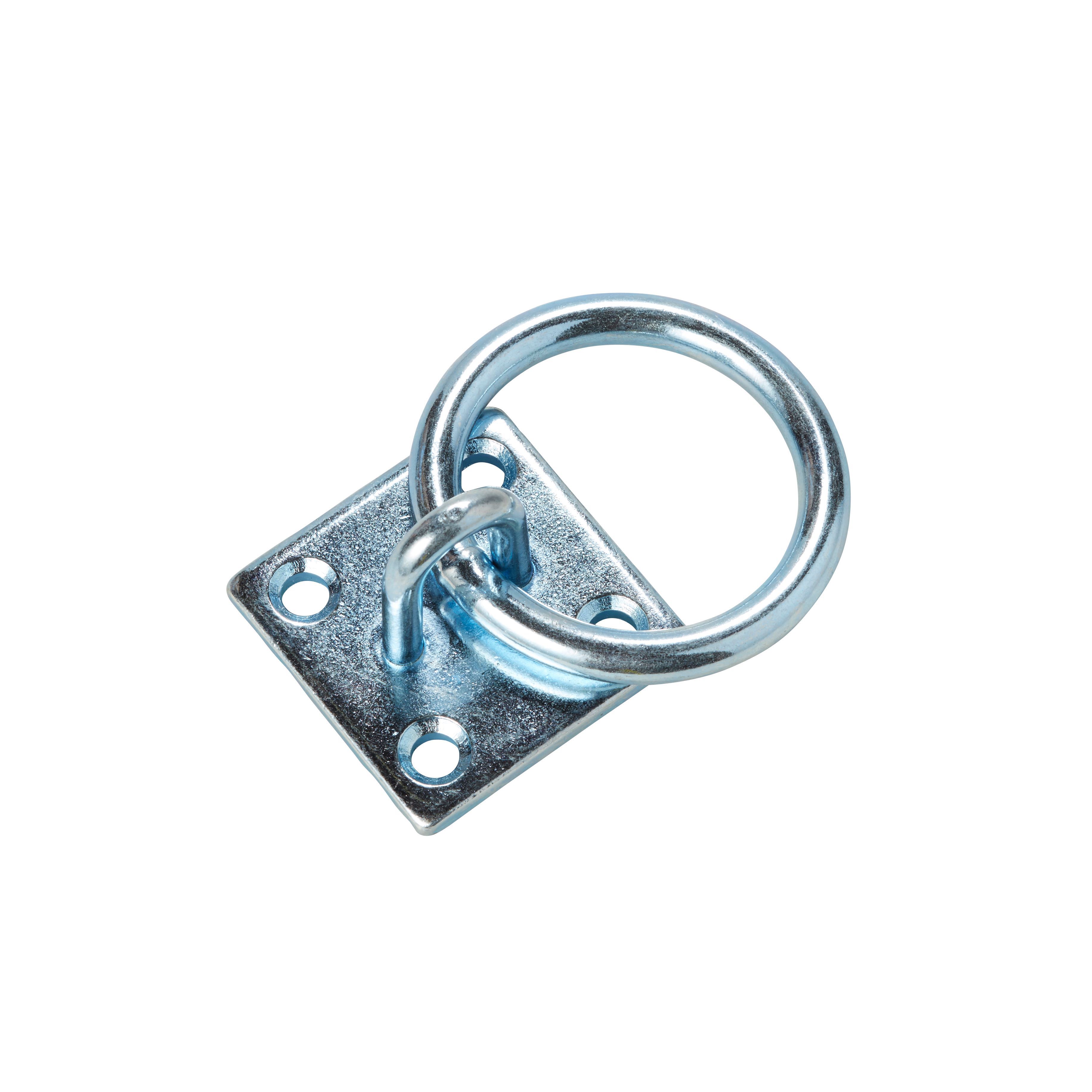 Diall Zinc-plated Galvanised Steel Ring on plate | DIY at B&Q