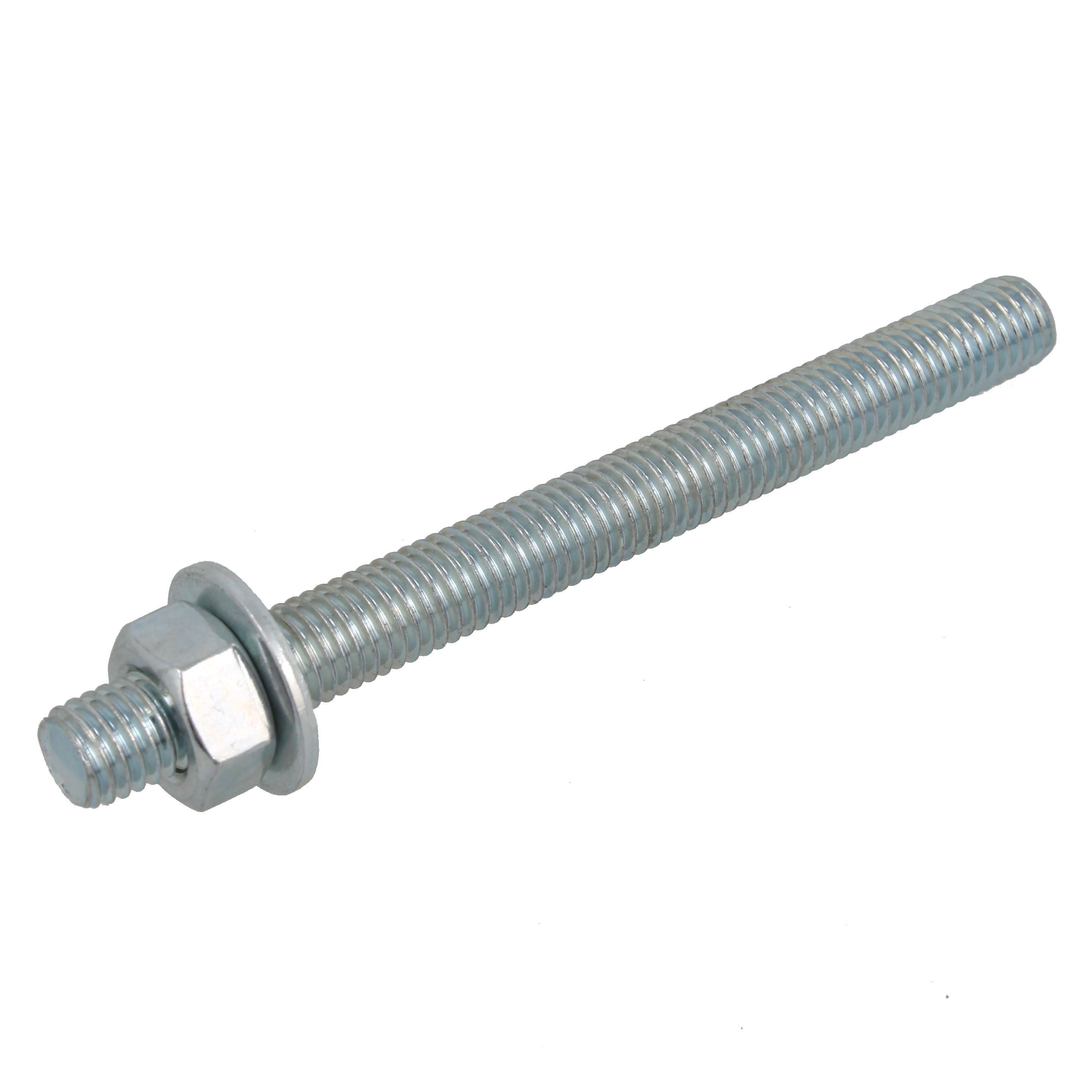 Diall Zinc-plated Steel Stud (Dia)10mm (L)130mm, Pack of 4