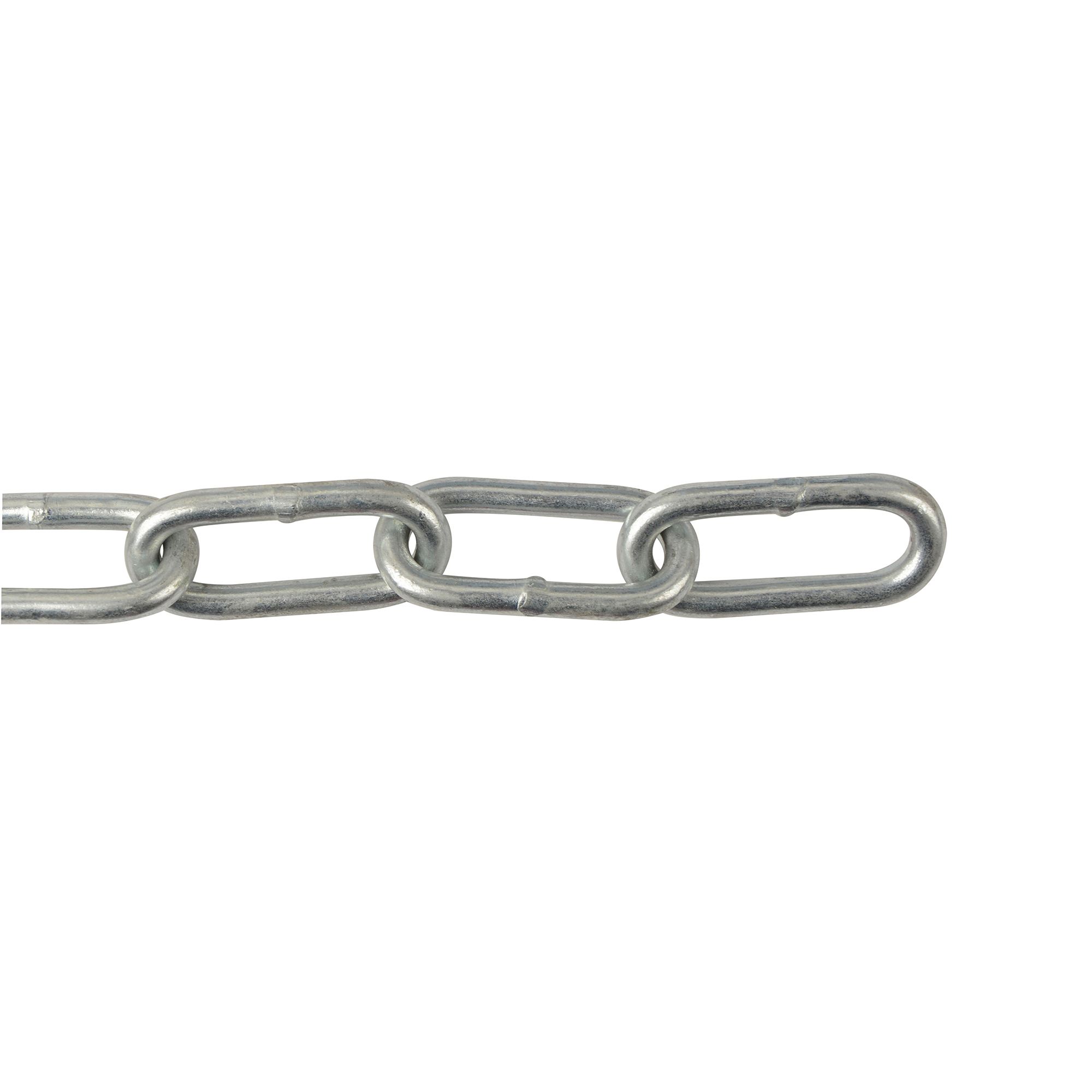 Diall Zinc-plated Steel Welded Chain, (L)25m (Dia)6mm | DIY at B&Q