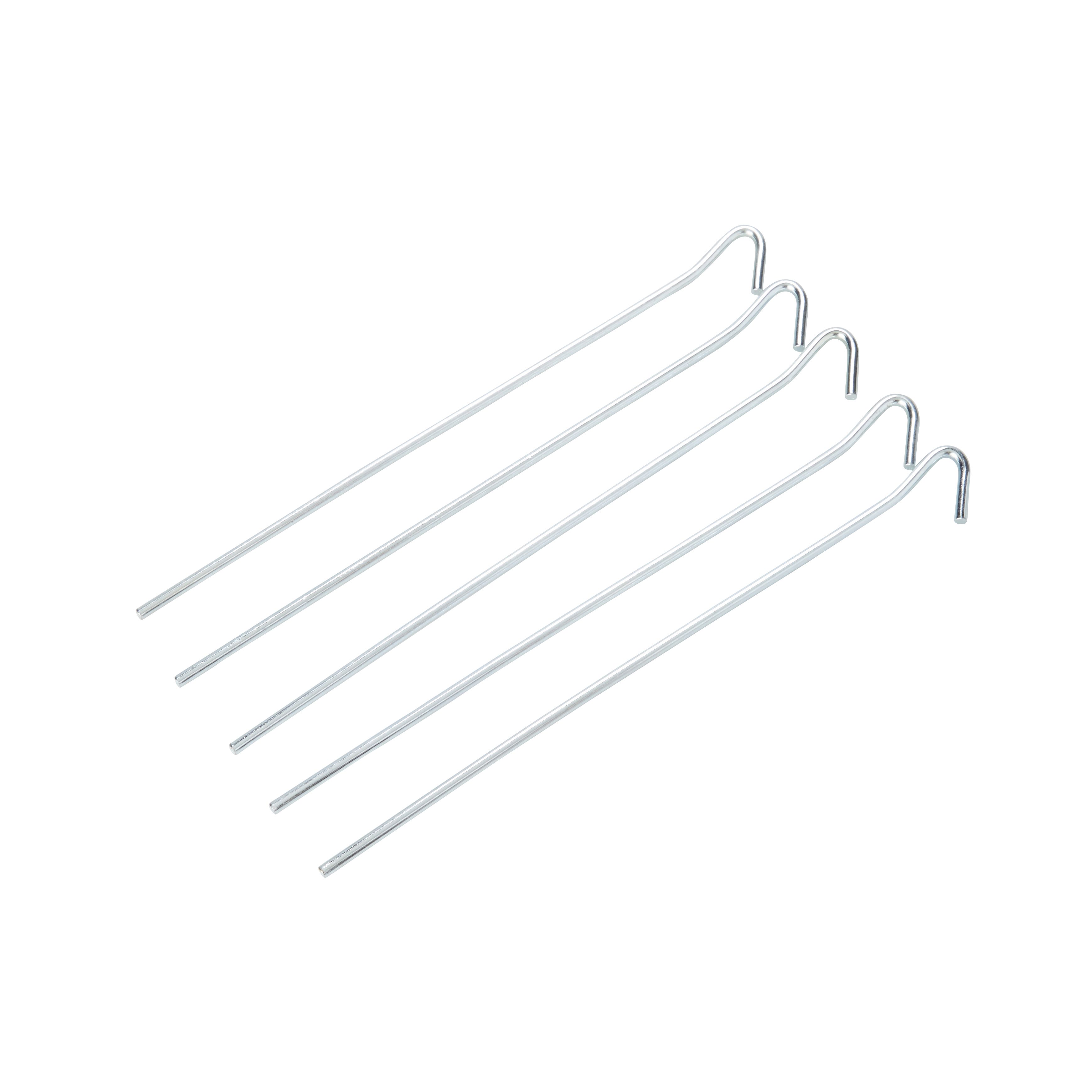 Diall Zinc-plated Steel Wire peg (L)240mm, Pack of 5 | DIY at B&Q