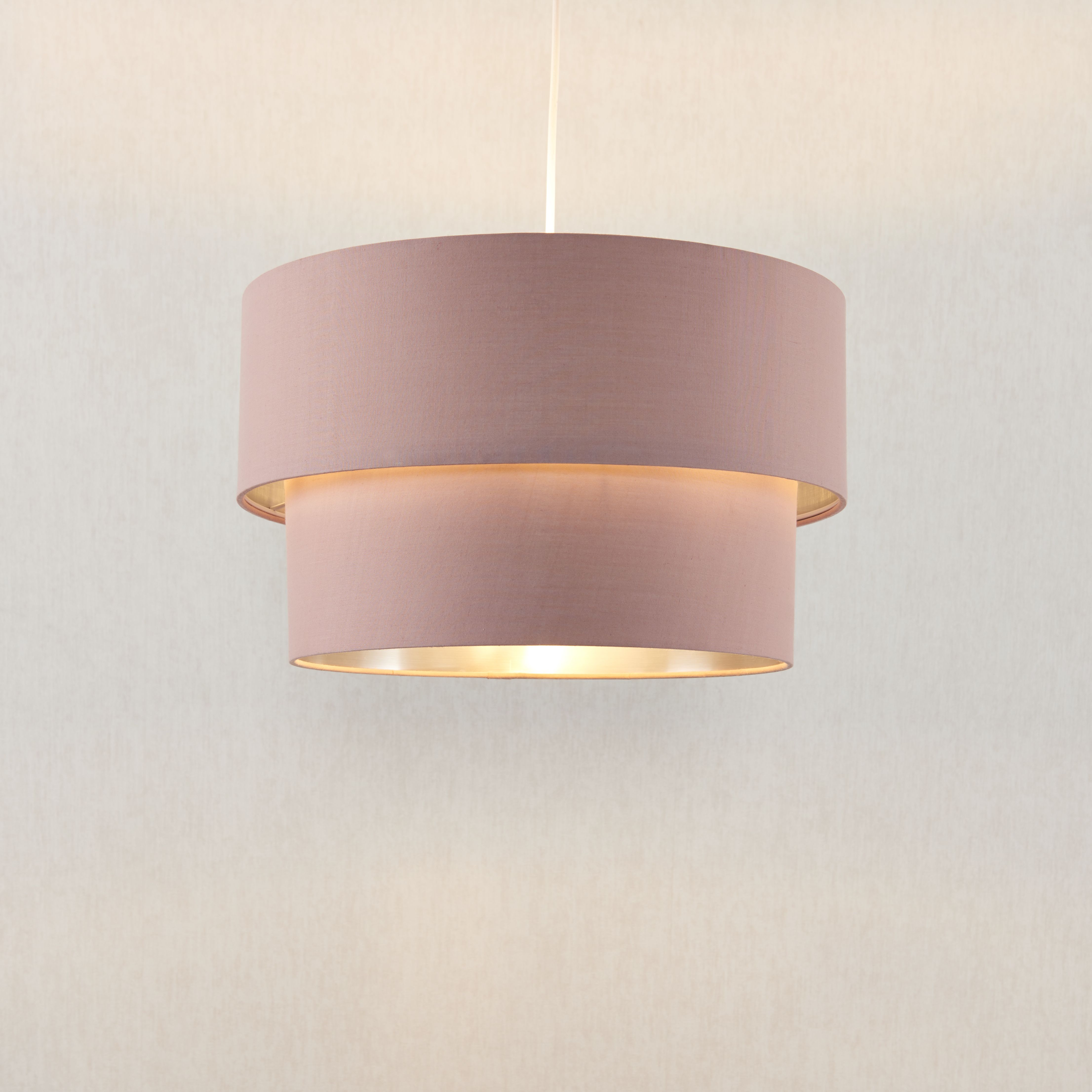 Didsbury Pink Modern Lamp shade (D)400mm | DIY at B&Q