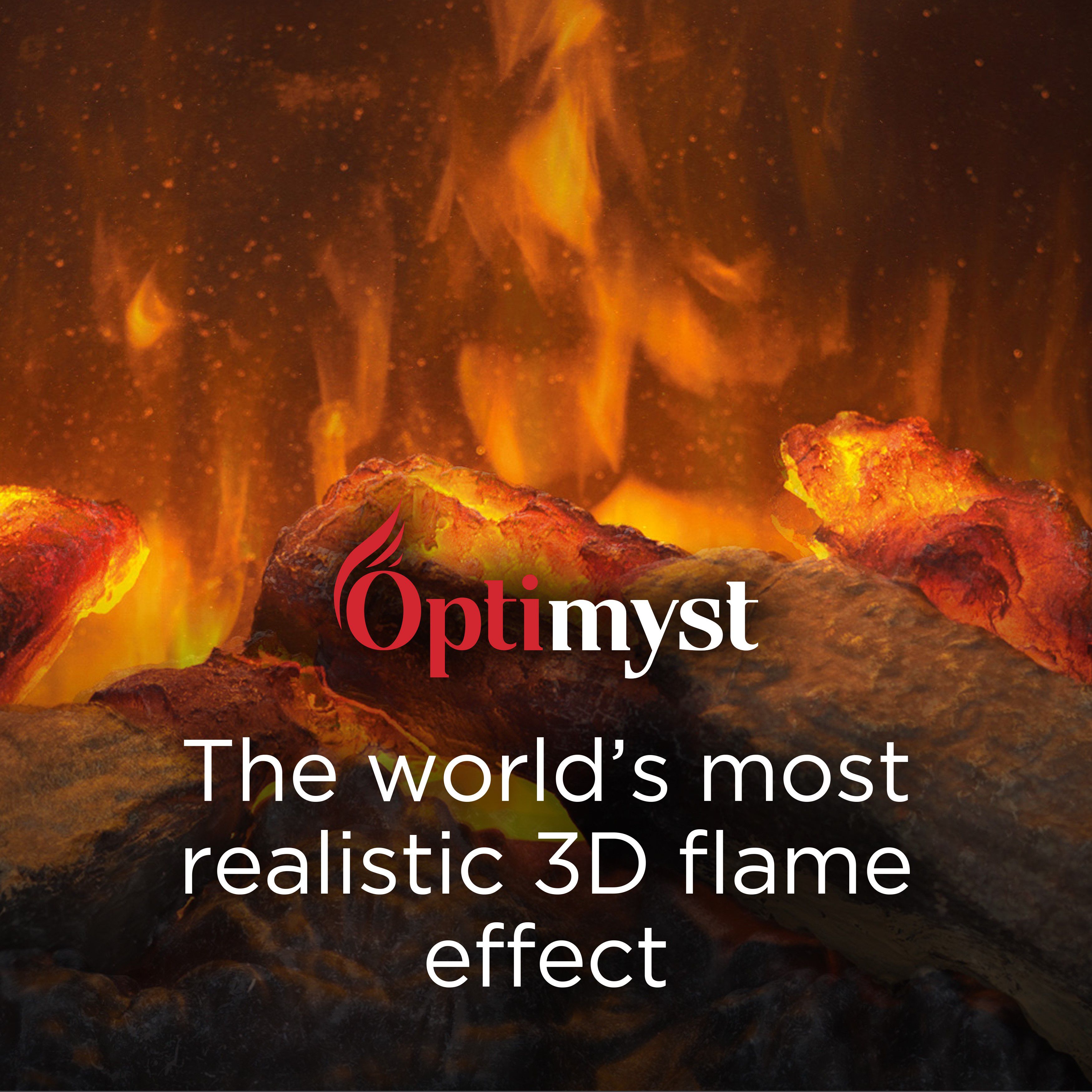 Dimplex Evandale 2000W Matt Slate grey Cast iron effect Electric Stove ...