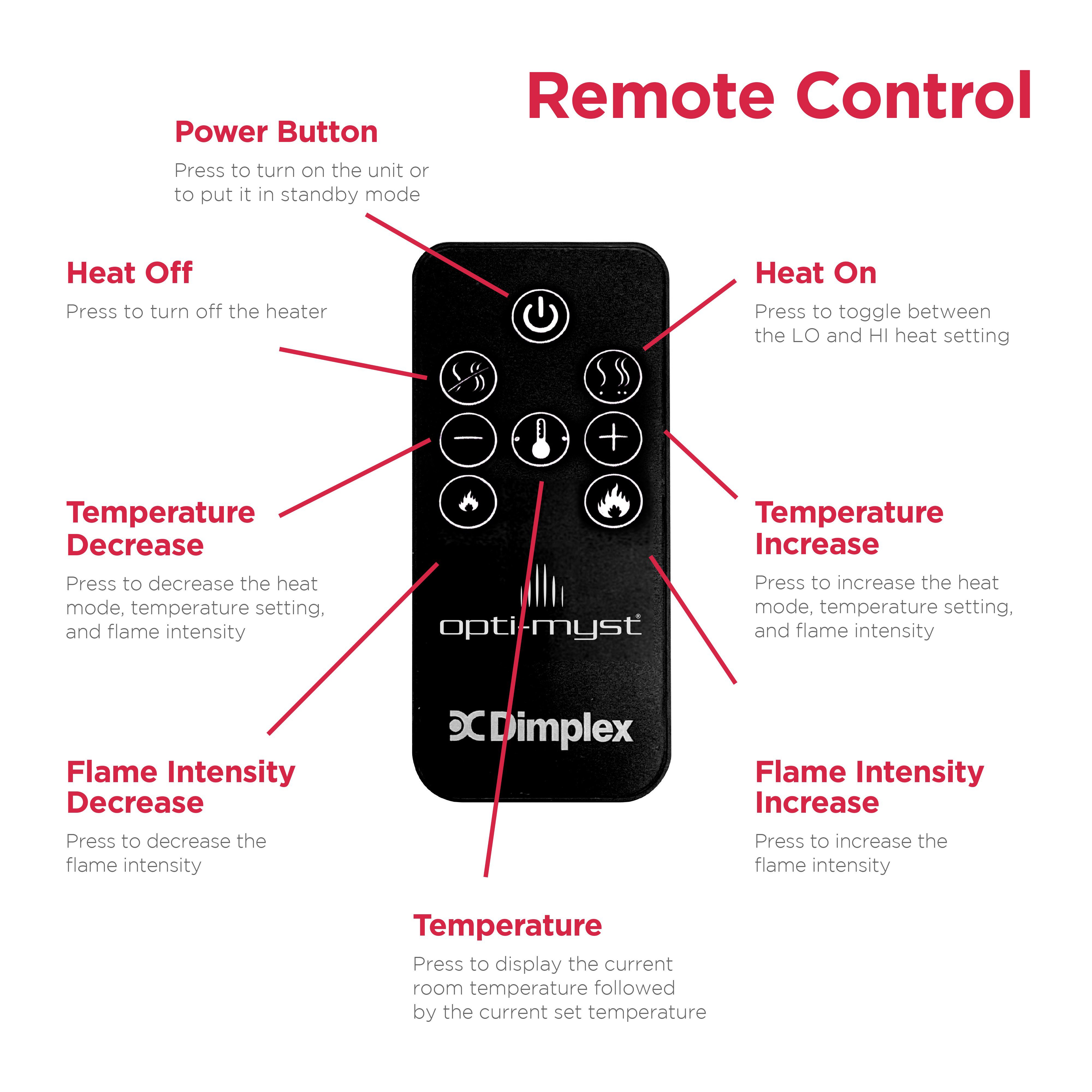 Dimplex Evandale 2000W Matt Slate grey Cast iron effect Electric Stove ...