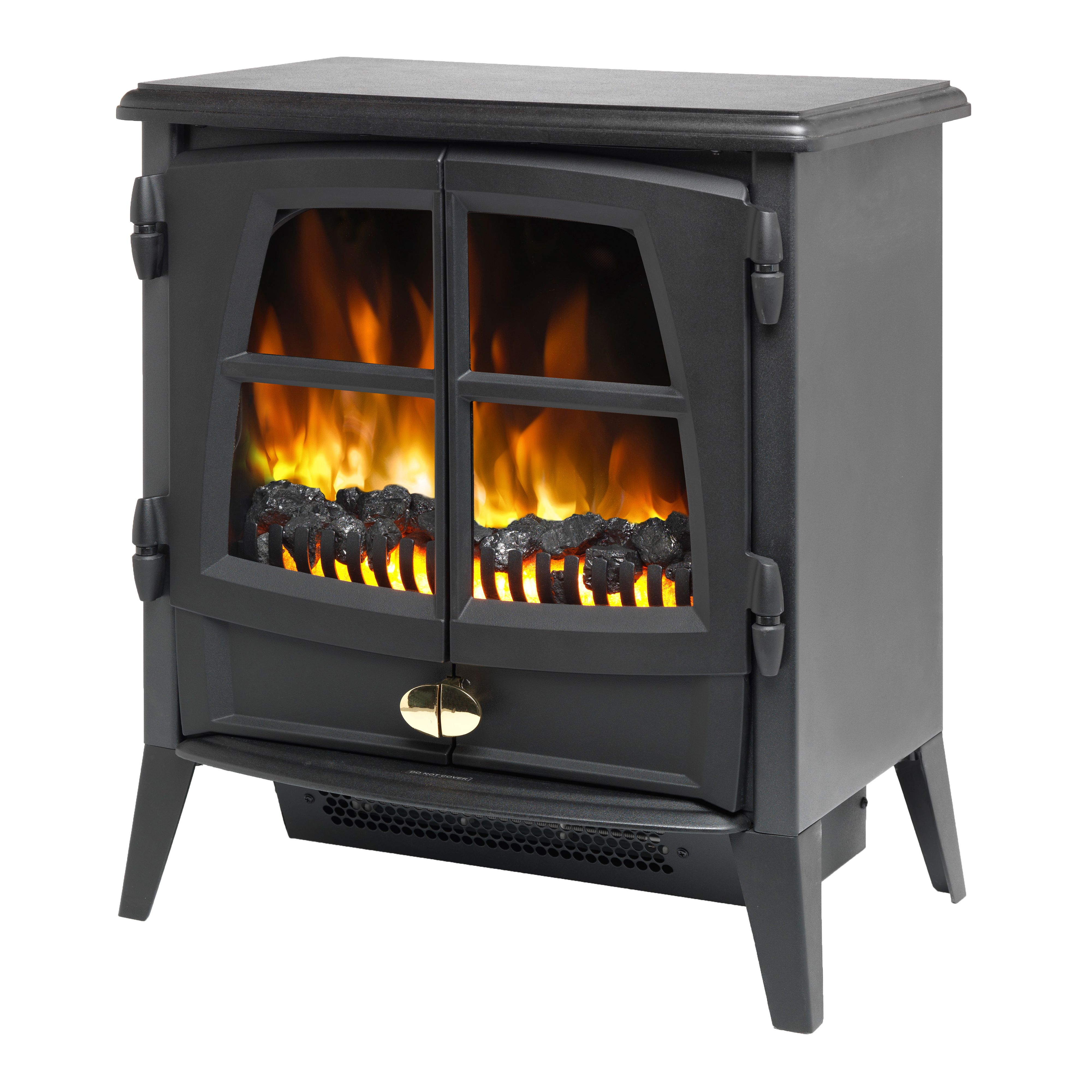 Dimplex Jazz 2kW Black Electric Stove (H)597mm (W)510mm | DIY at B&Q
