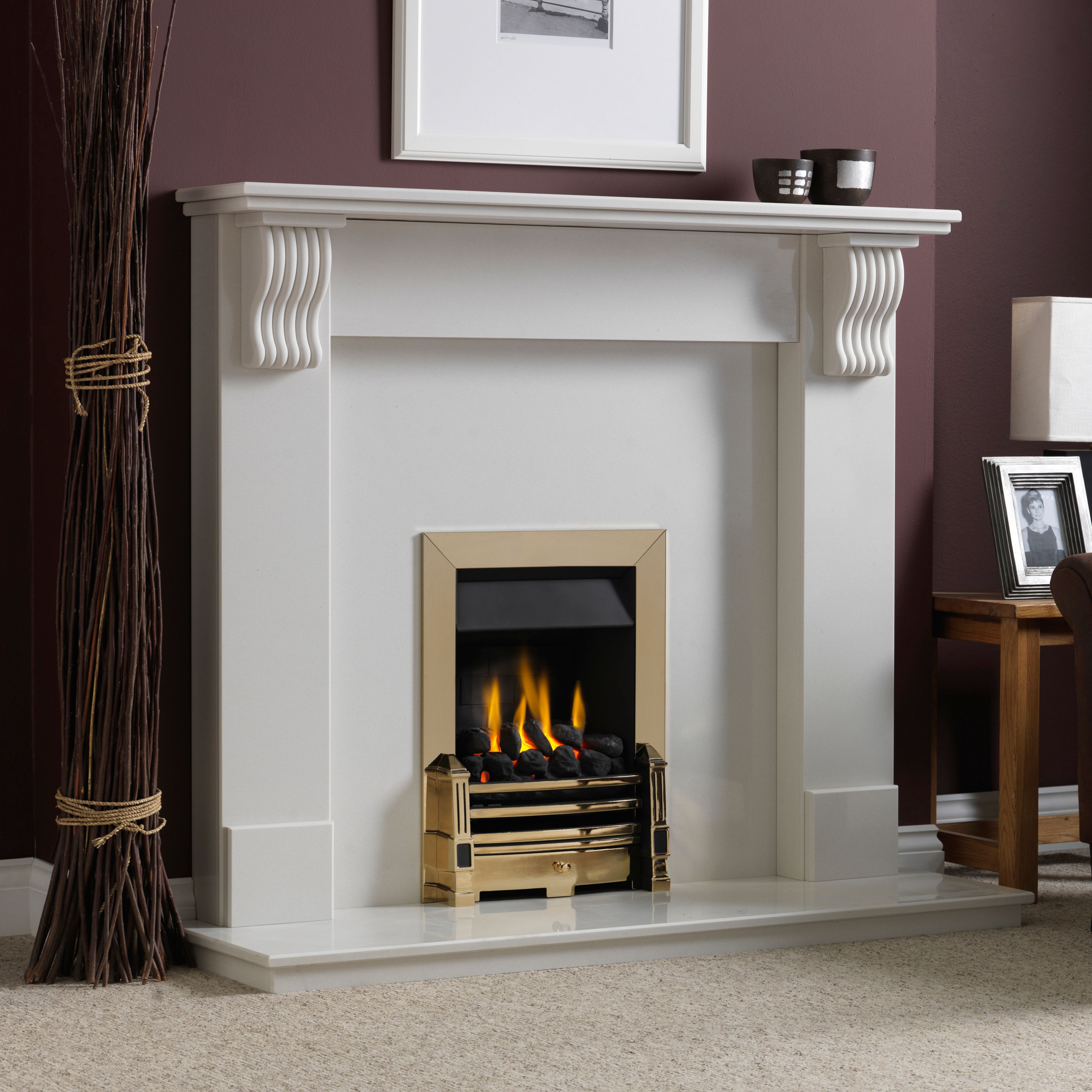 Dimplex Whitsbury Brass 3.05kW Gas Fire