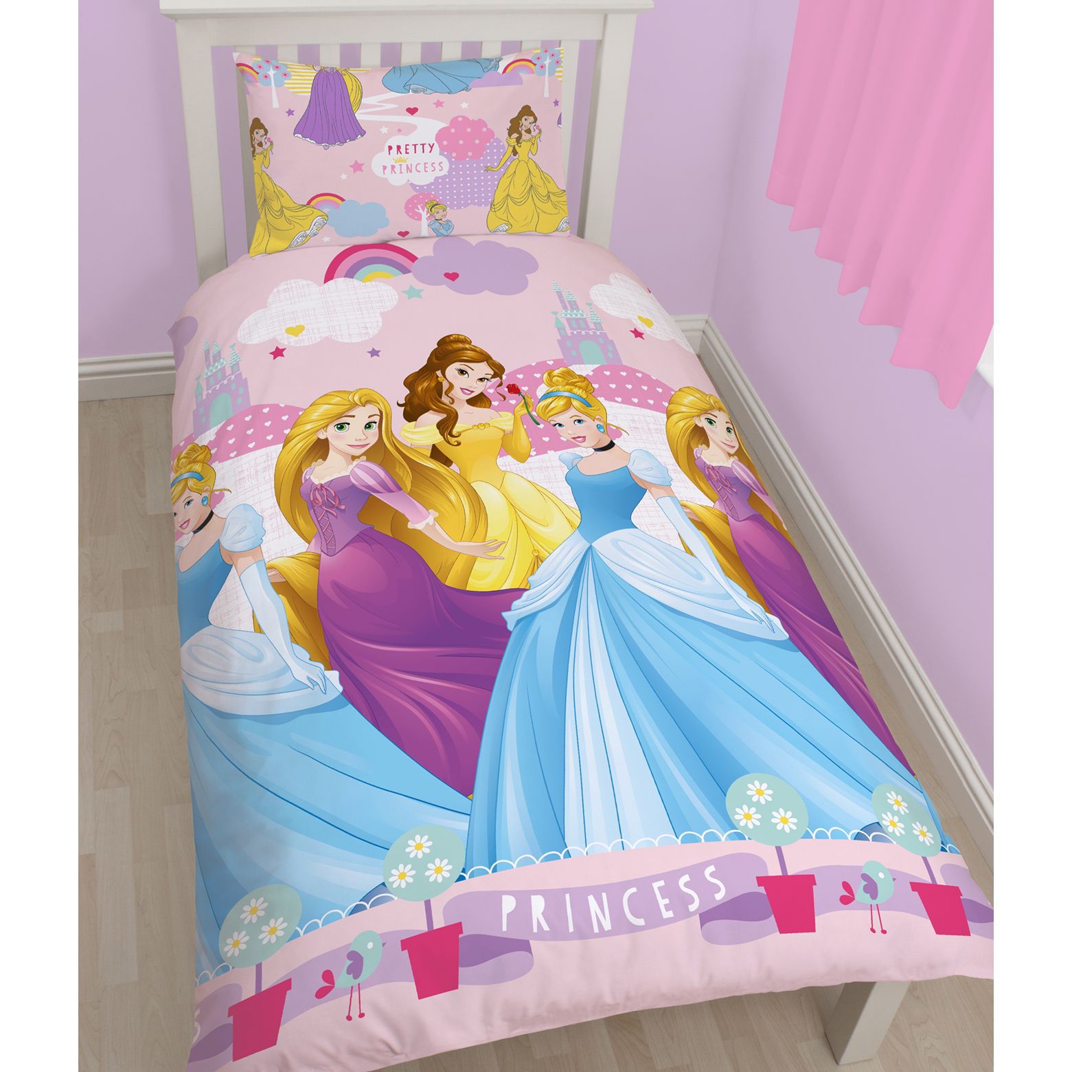 Disney Disney Princess Princess enchanting Multicolour Single Bedding ...