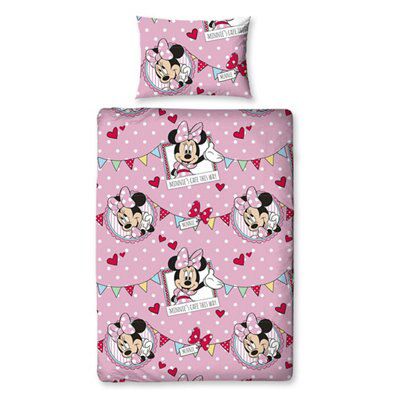 Disney Minnie Mouse Minnie Mouse Pink Junior Bundle bed set