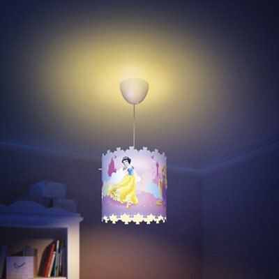 Disney Pink & yellow Princess Light shade | DIY at B&Q