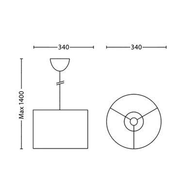 Disney Pink & yellow Princess Light shade