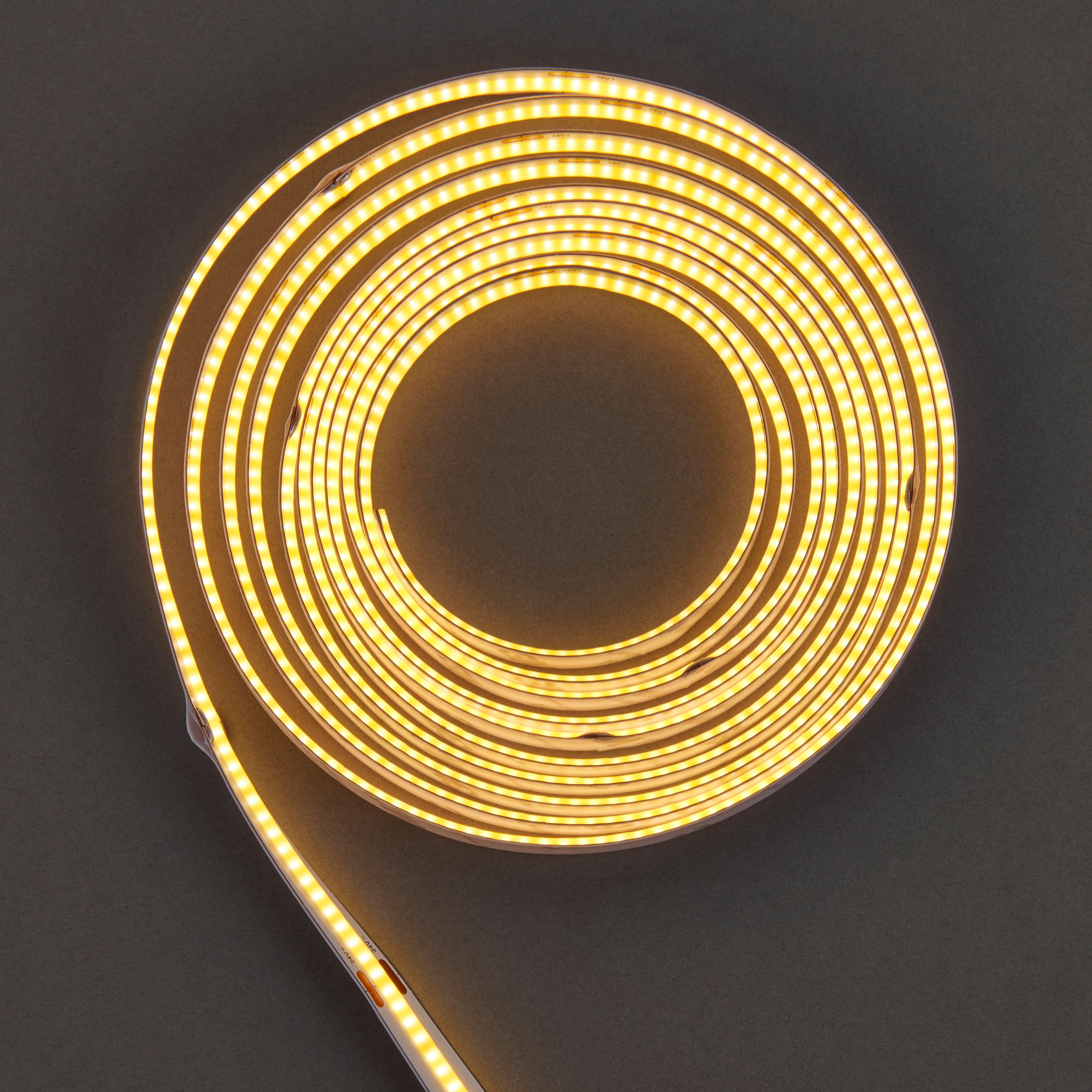 Dotless Mains-powered Warm white LED Strip light kit IP20 1700lm (L)5m